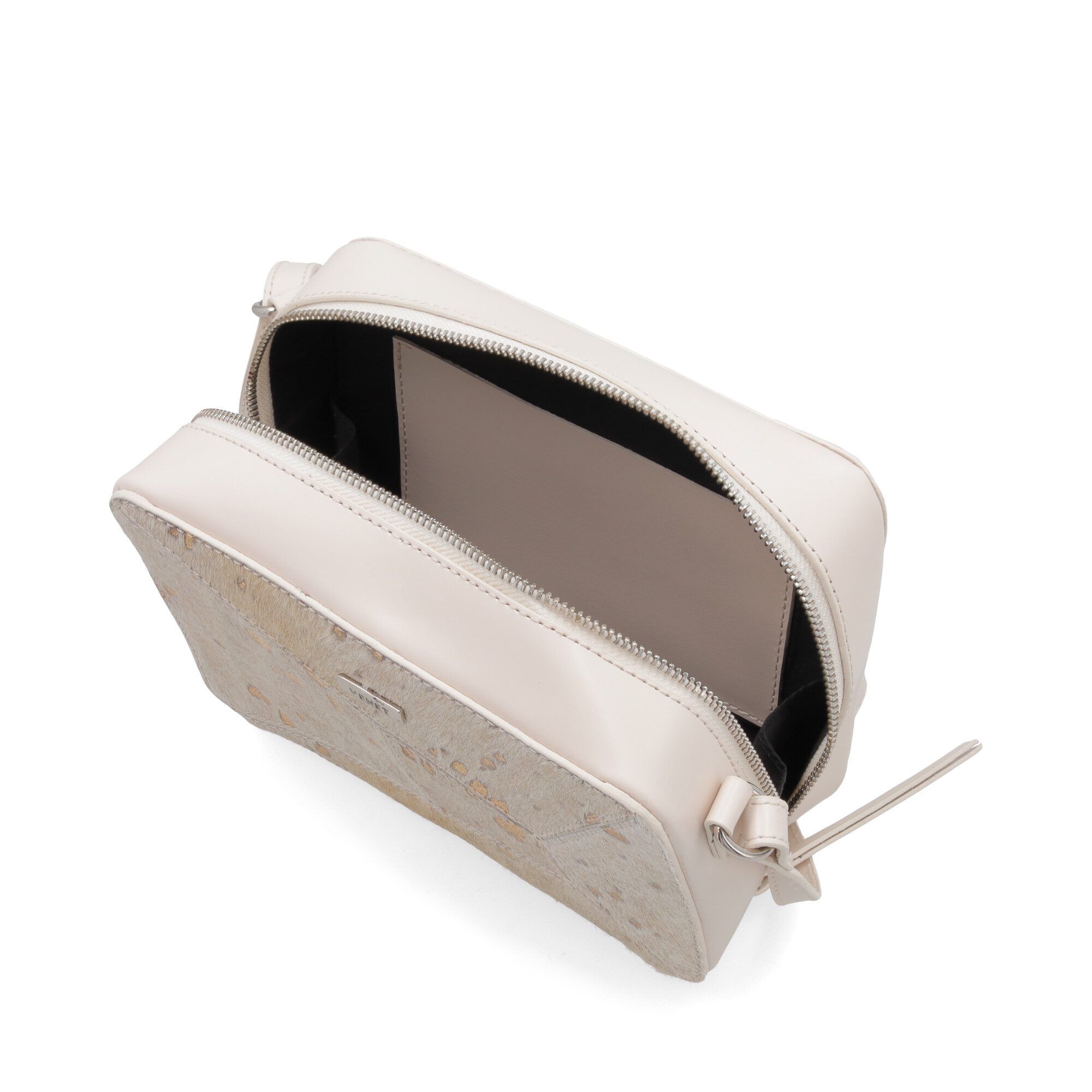 CARTERAS VENET - CUERO CASSA - DORADO — Venet