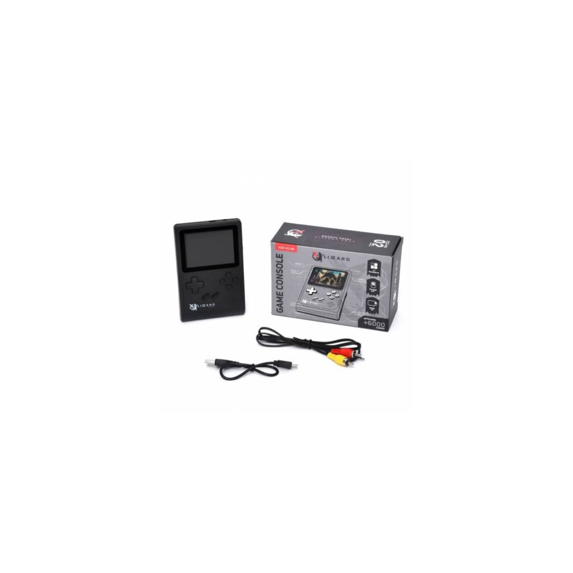 CONSOLA PORTATIL LIZZARD XZZ-VG-02 - NEGRO — Todolandia