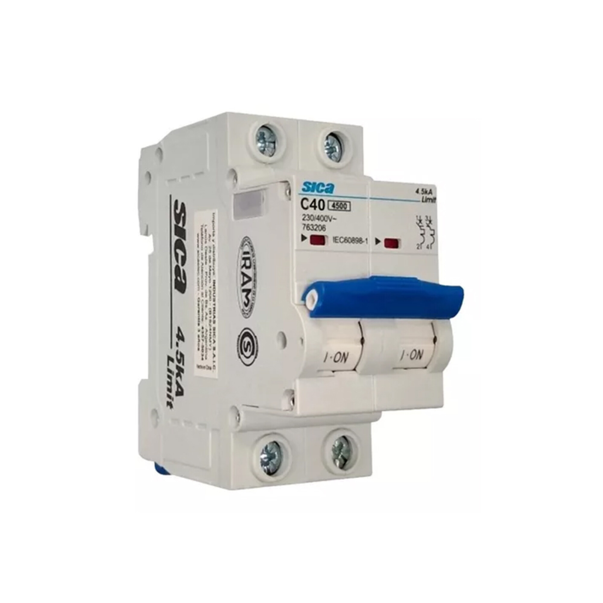 Llave térmica din Sicalimit 2P 16A 4,5kA - SK2216N — Fivisa
