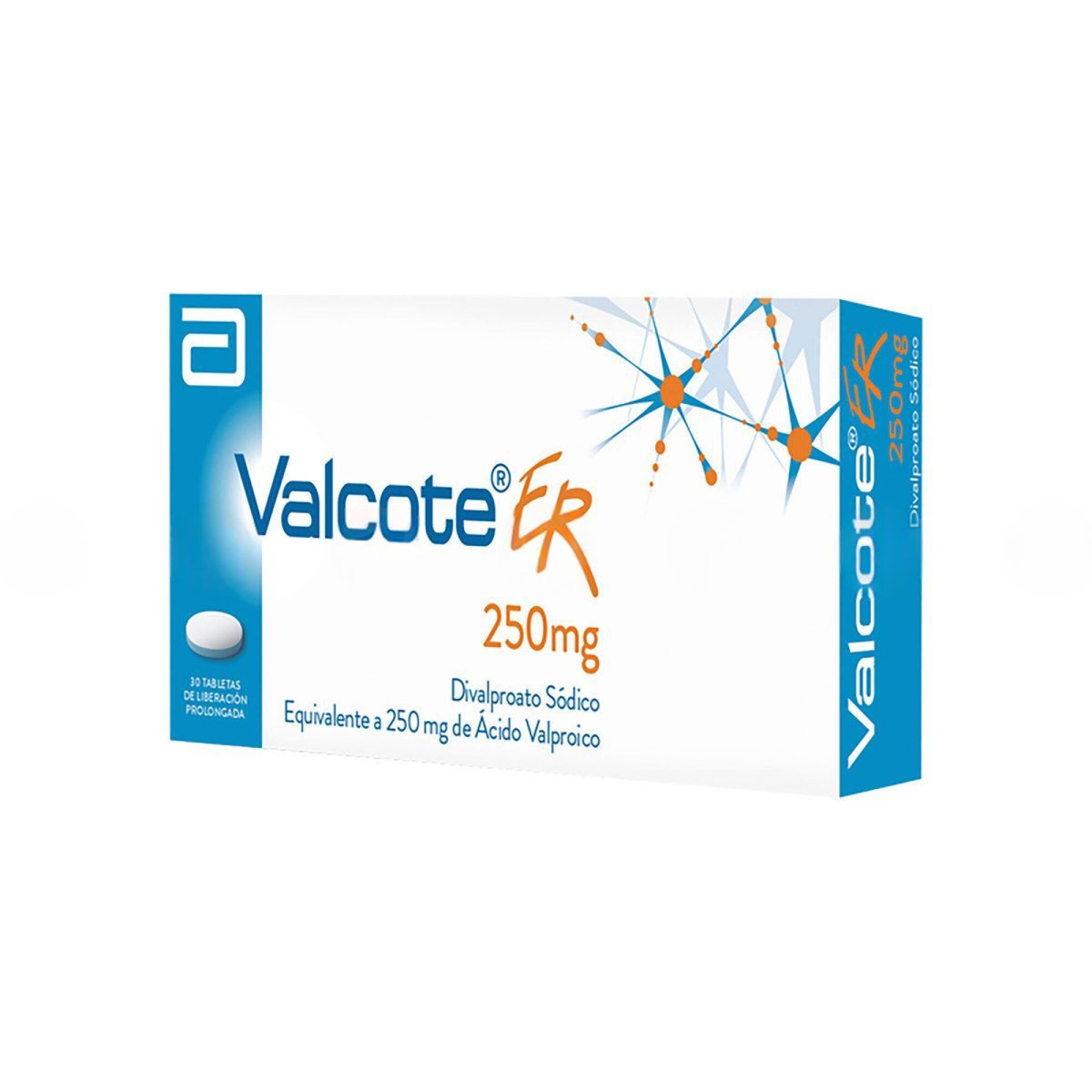 VALCOTE ER 250 MG. CJ X 30 TABL. — Farmacenter
