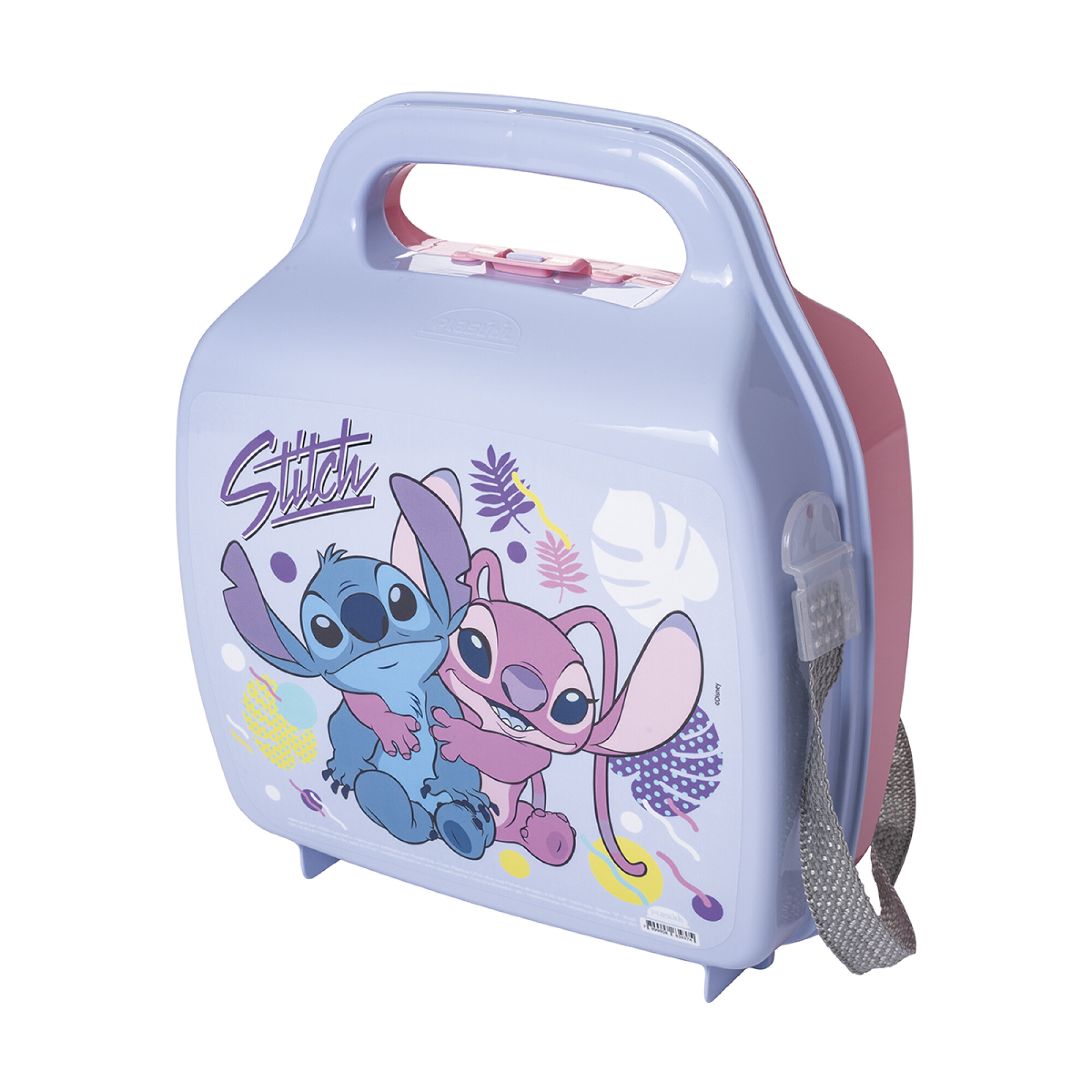Lunchera Plástica con Lazo Stitch 27,5 x 23,5 cm — Cartoons