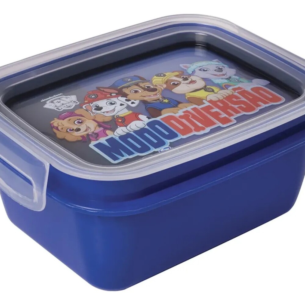 Tupper con reparticion tipo vianda PAW PATROL - azul — MVD Kids