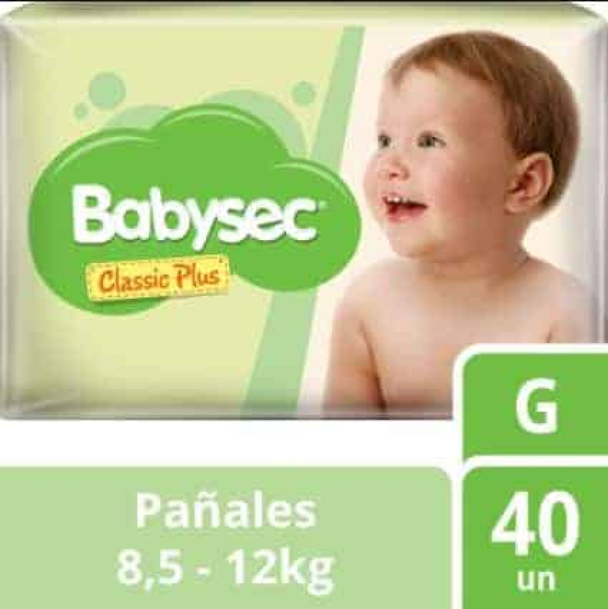 Pañales Babysec Classic Plus G 40 Unidades — San Roque