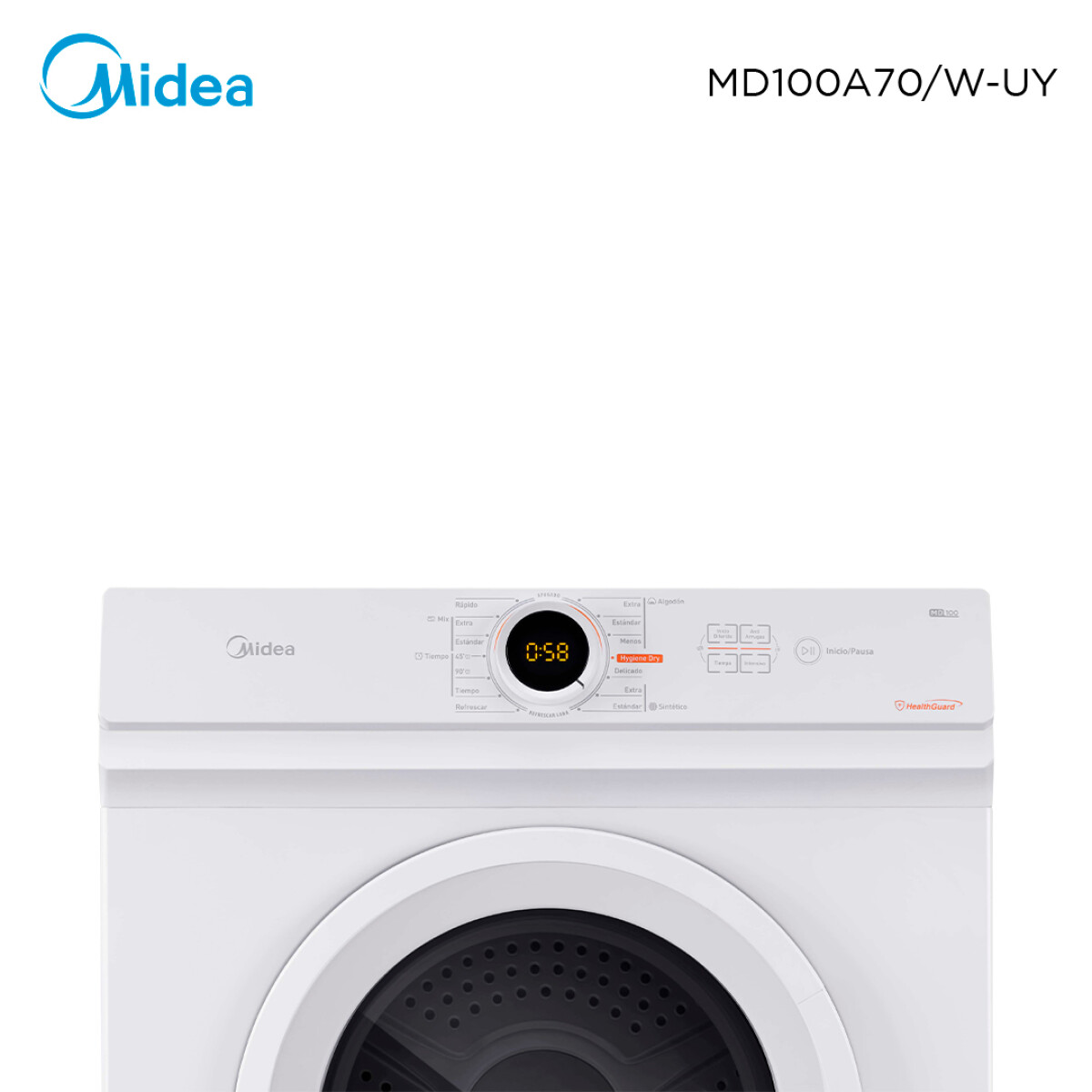 Secarropas frontal 7Kg Midea MD100A70 — Midea