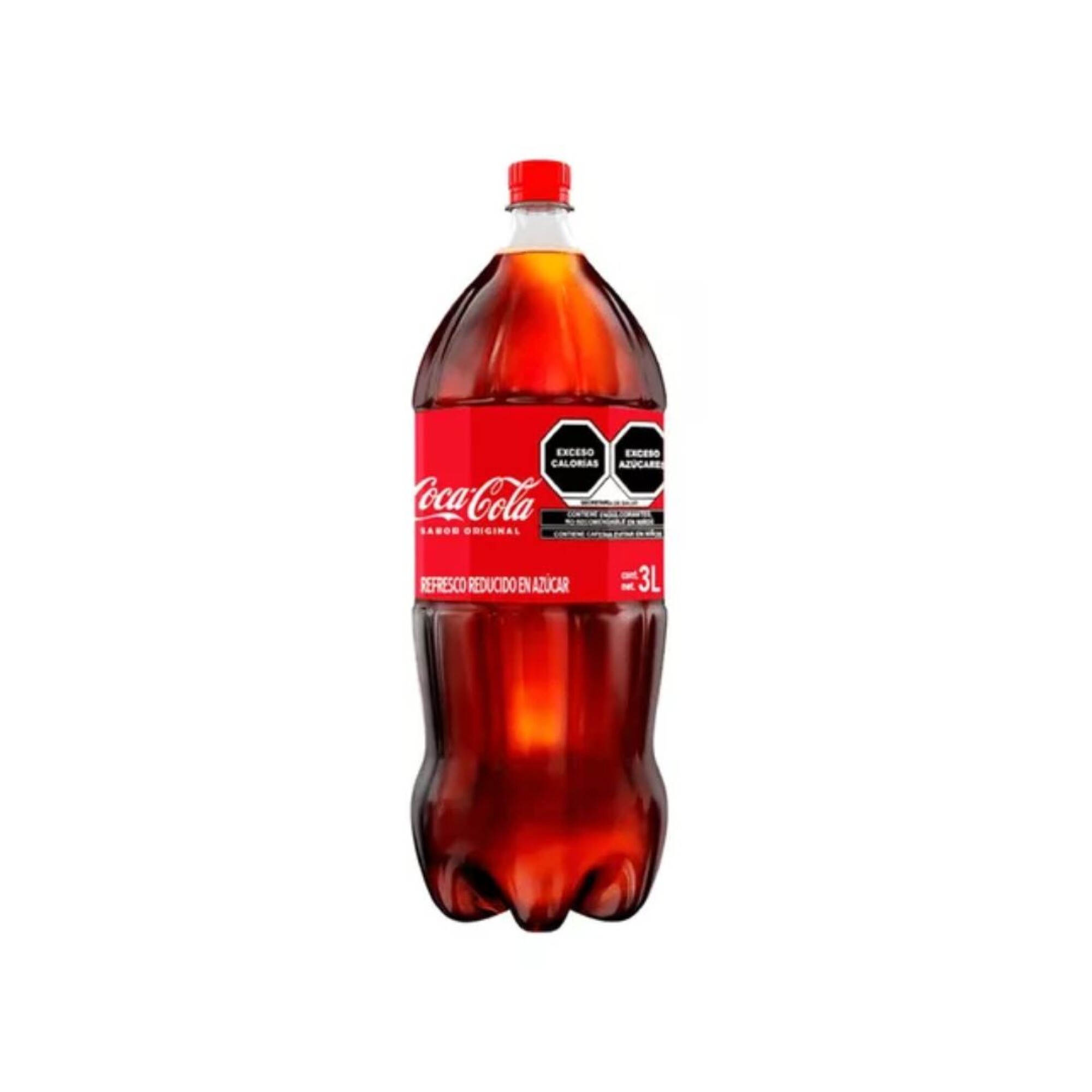 REFRESCO BOTELLA. 3.0L COCA COLA TAPA ROJA (FDA X6) — Suchina