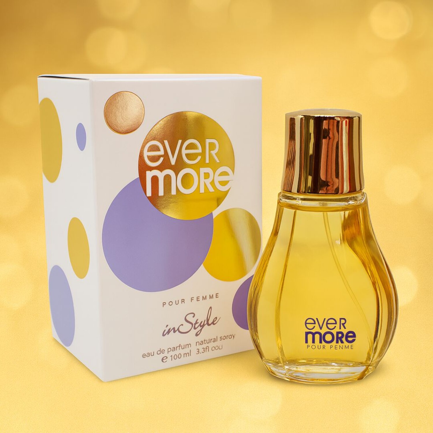 PERFUME COLONIA PARA DAMA IN STYLE EVER MORE 100ML — Todolandia