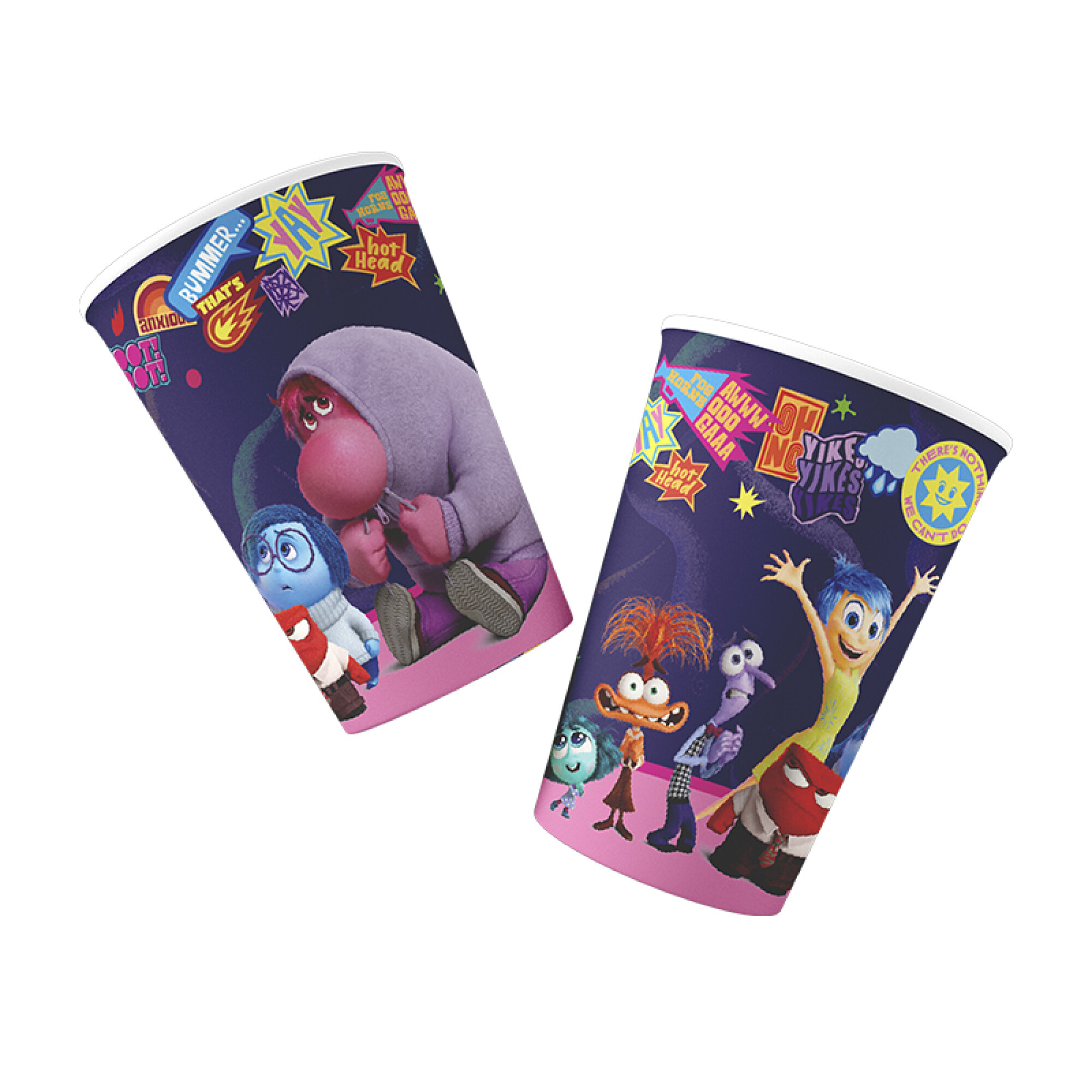 Cotillón Vaso Descartable x 8 Intensamente — Cartoons