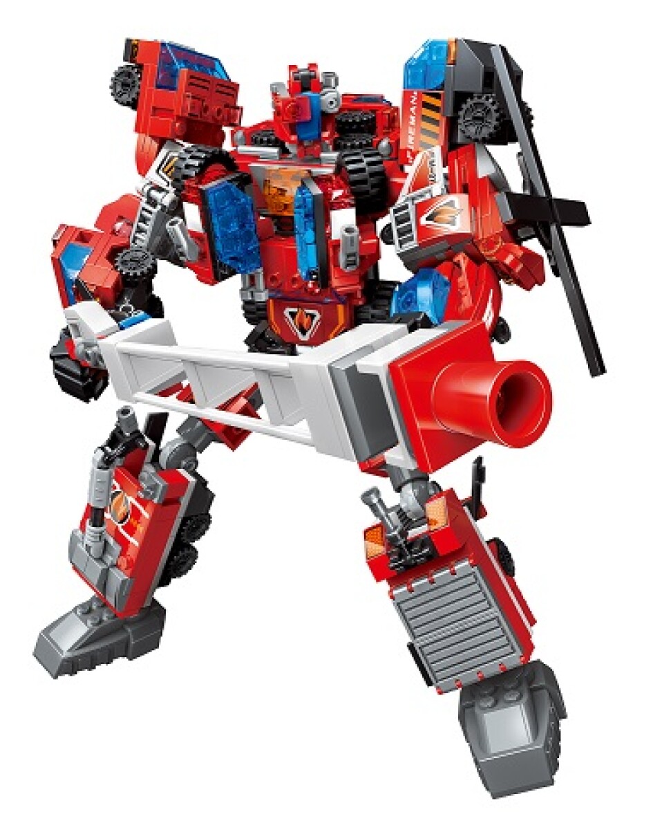 Transformer Fireman - Vehículo de comando (1) — Miniso Uruguay