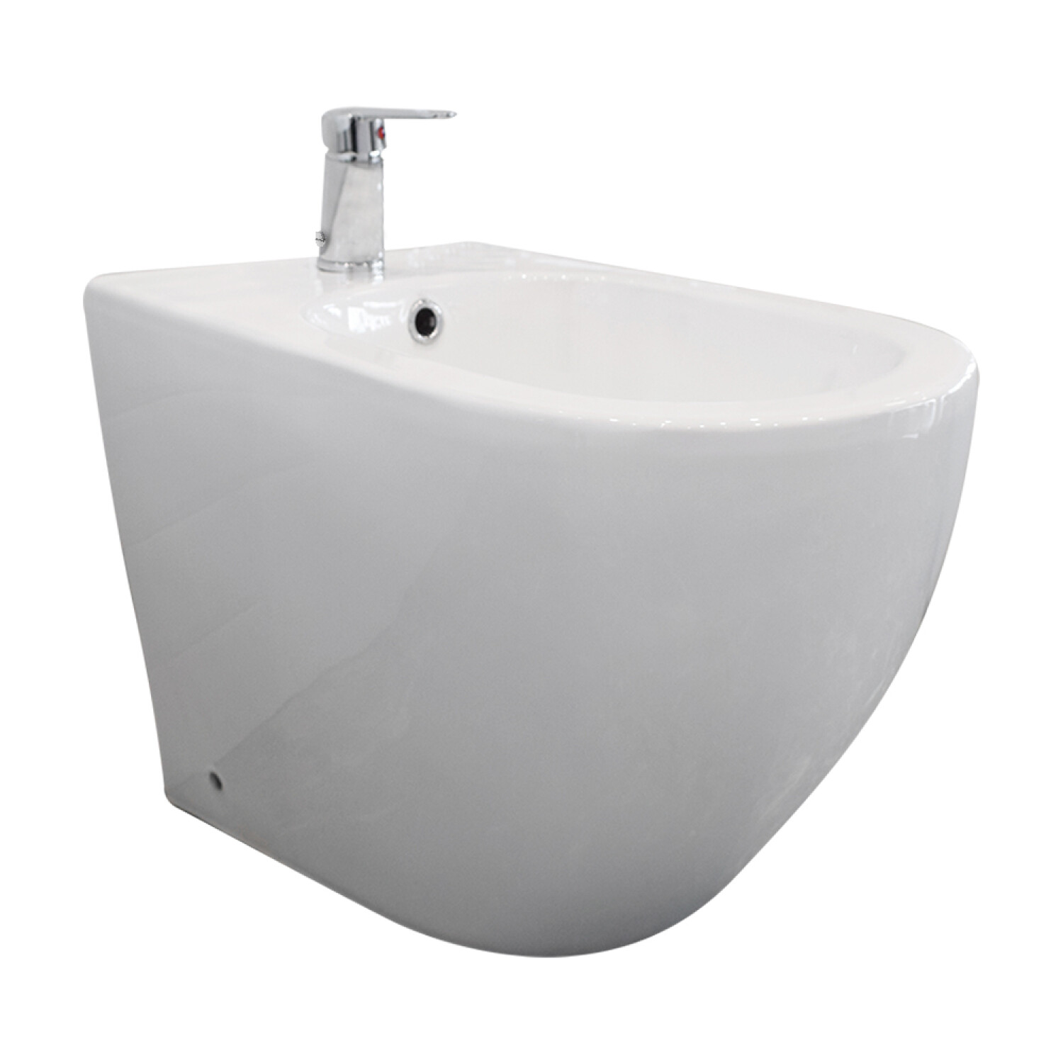 Blanco Bidet 1 Agujero Krown Con Transferencia — Castro