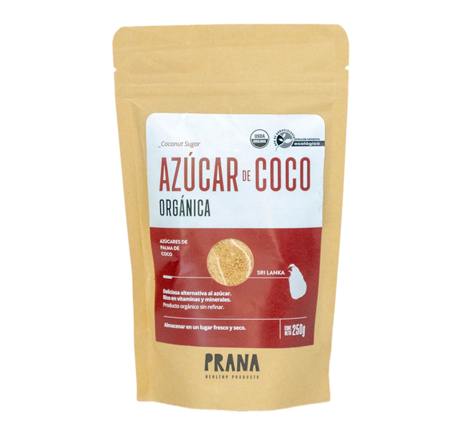 Azúcar de coco Prana Orgánica 250g — La Molienda