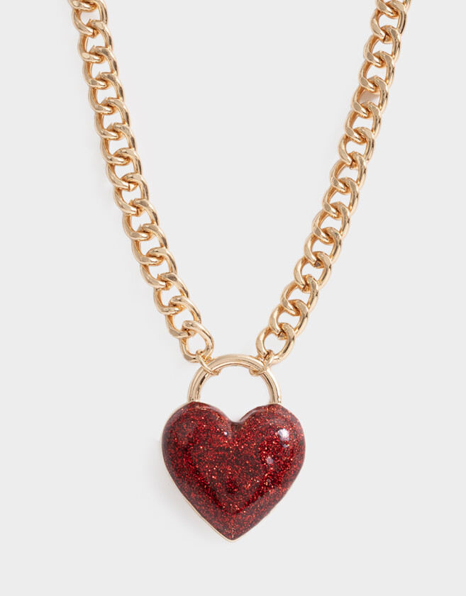 Collar Corto Con Corazón — Todomoda