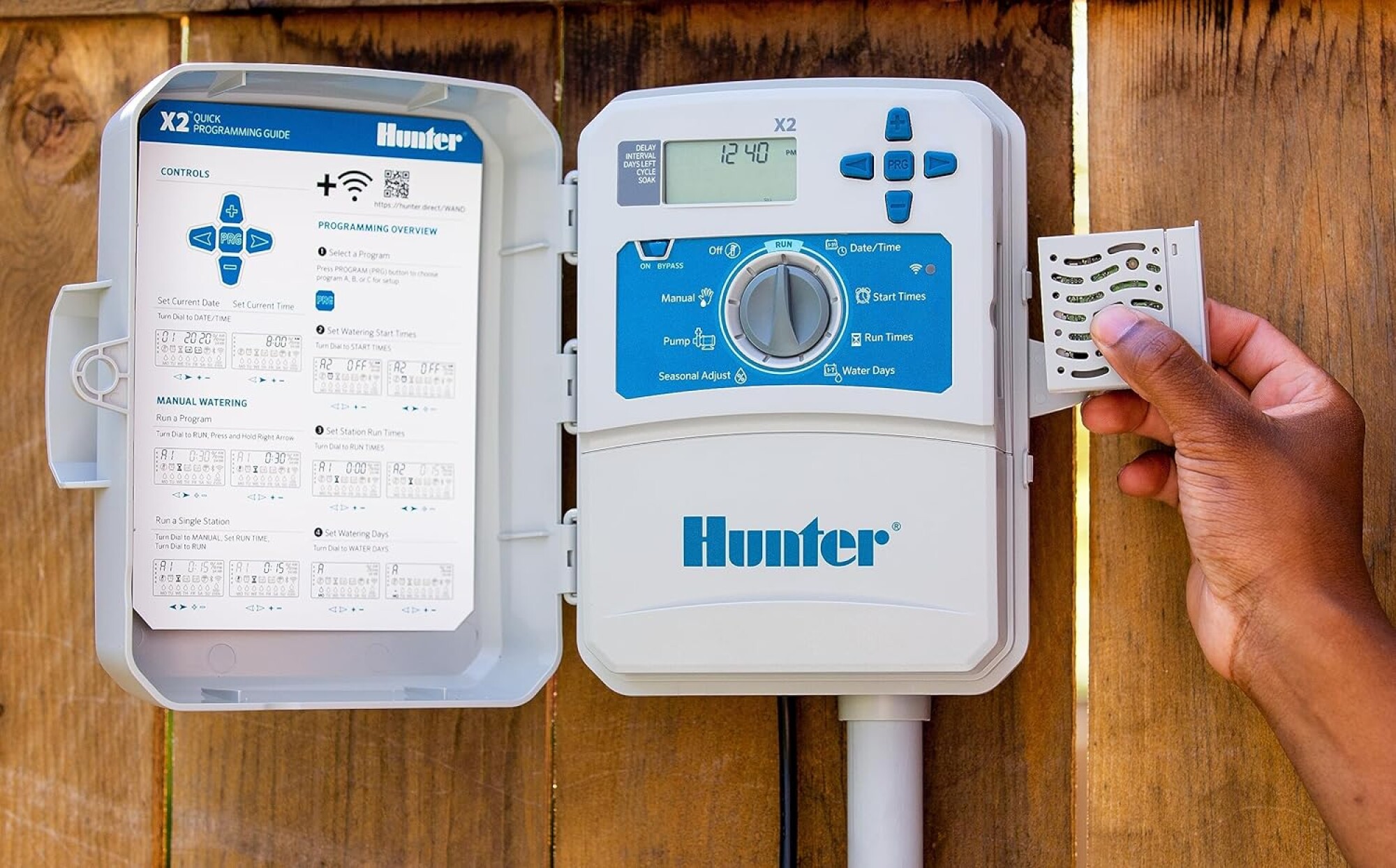 Programador Hunter X2 con Modulo Wand incluído. - 8 zonas — Mangusi