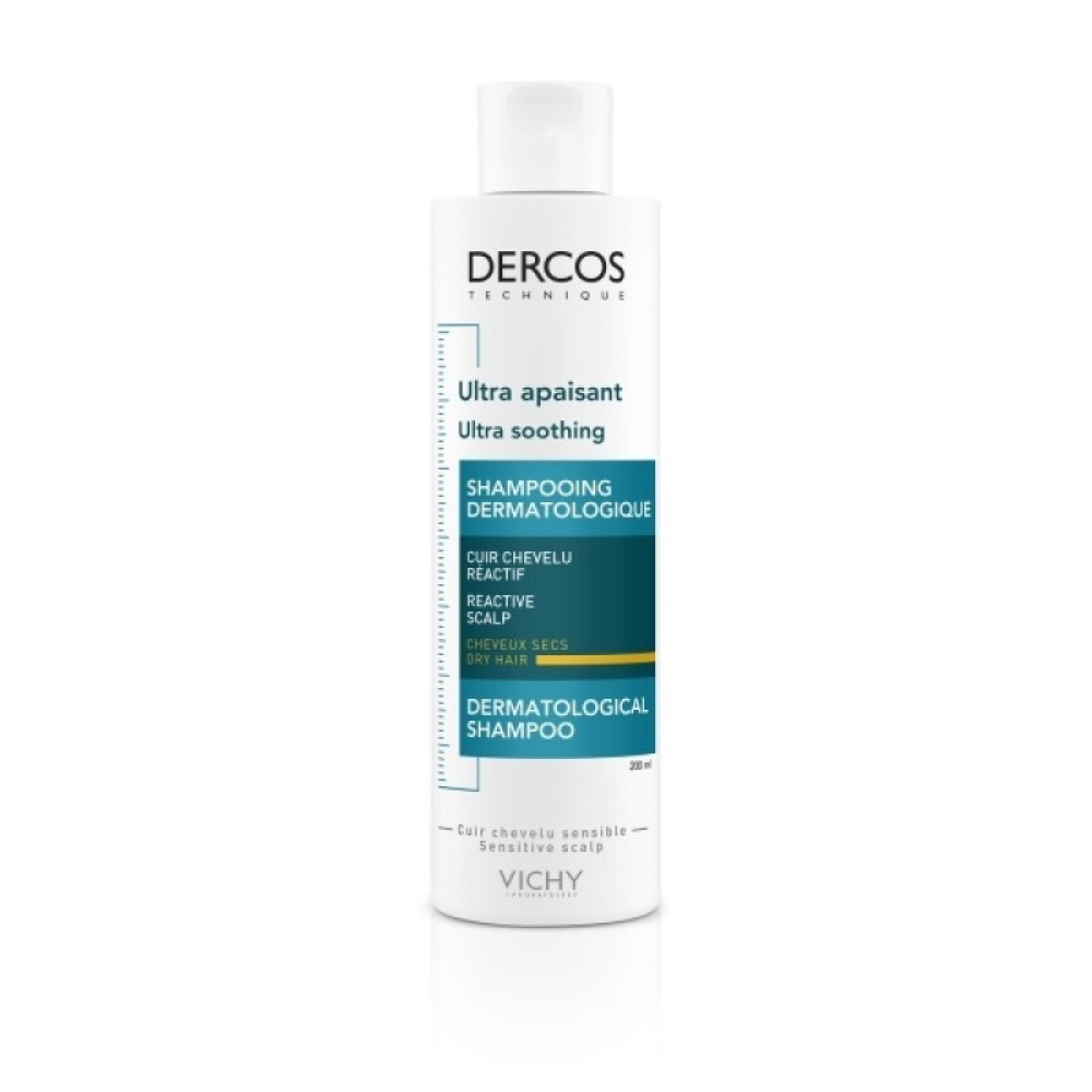 Shampoo Calmante Dercos Ultra Calm Seco 200 ml - Vichy — Matías González