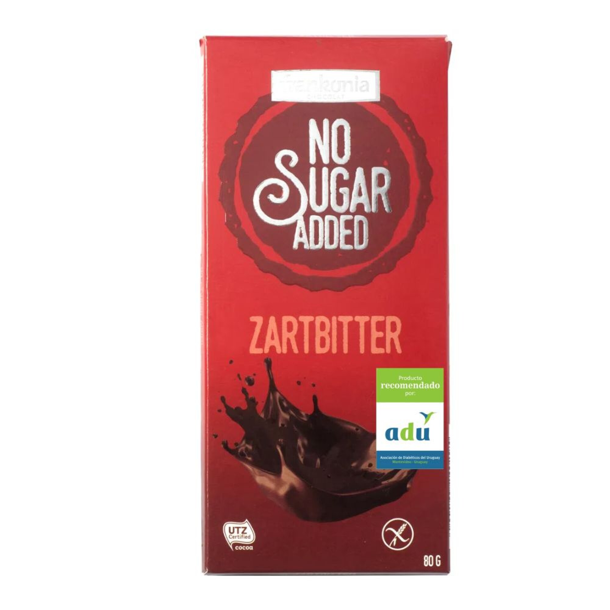 Chocolate Semi Amargo Sin Azúcar Frankonia Kartbitter 80g — La Molienda