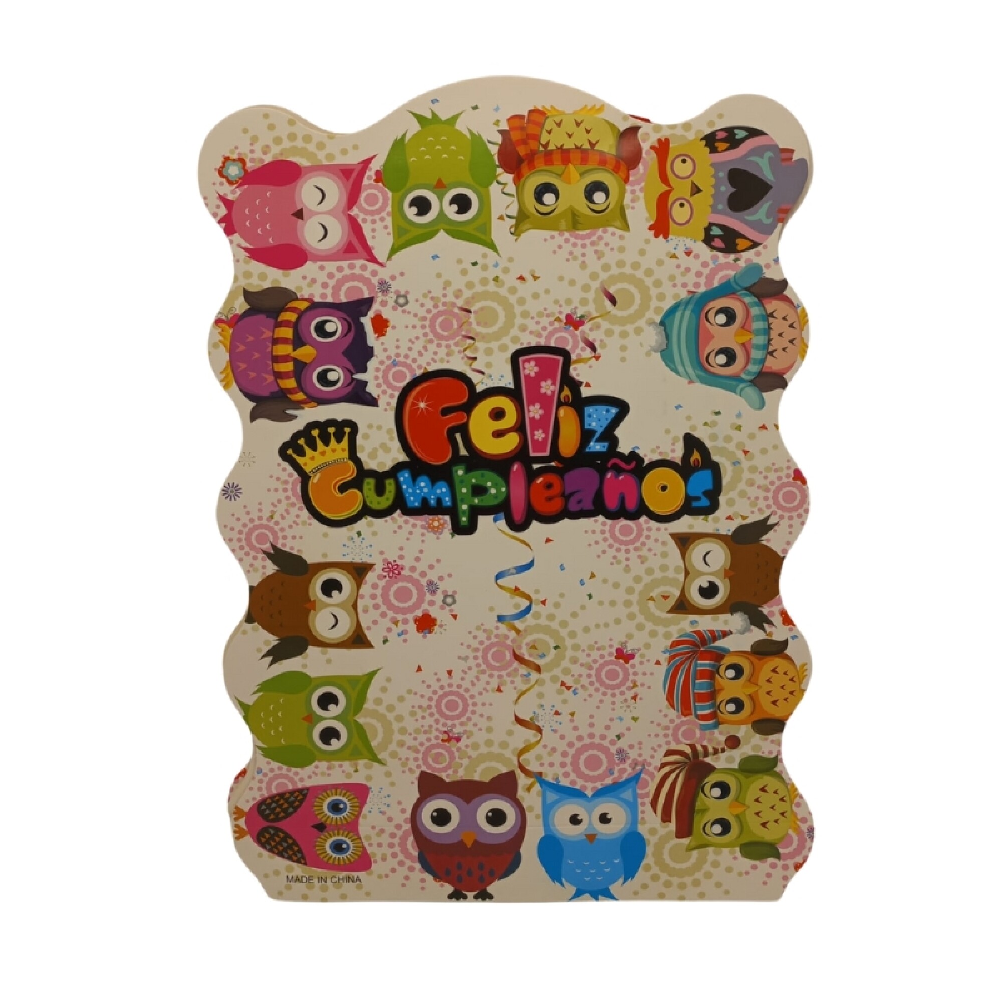 Piñata Cartón Búho — Casa Fessta