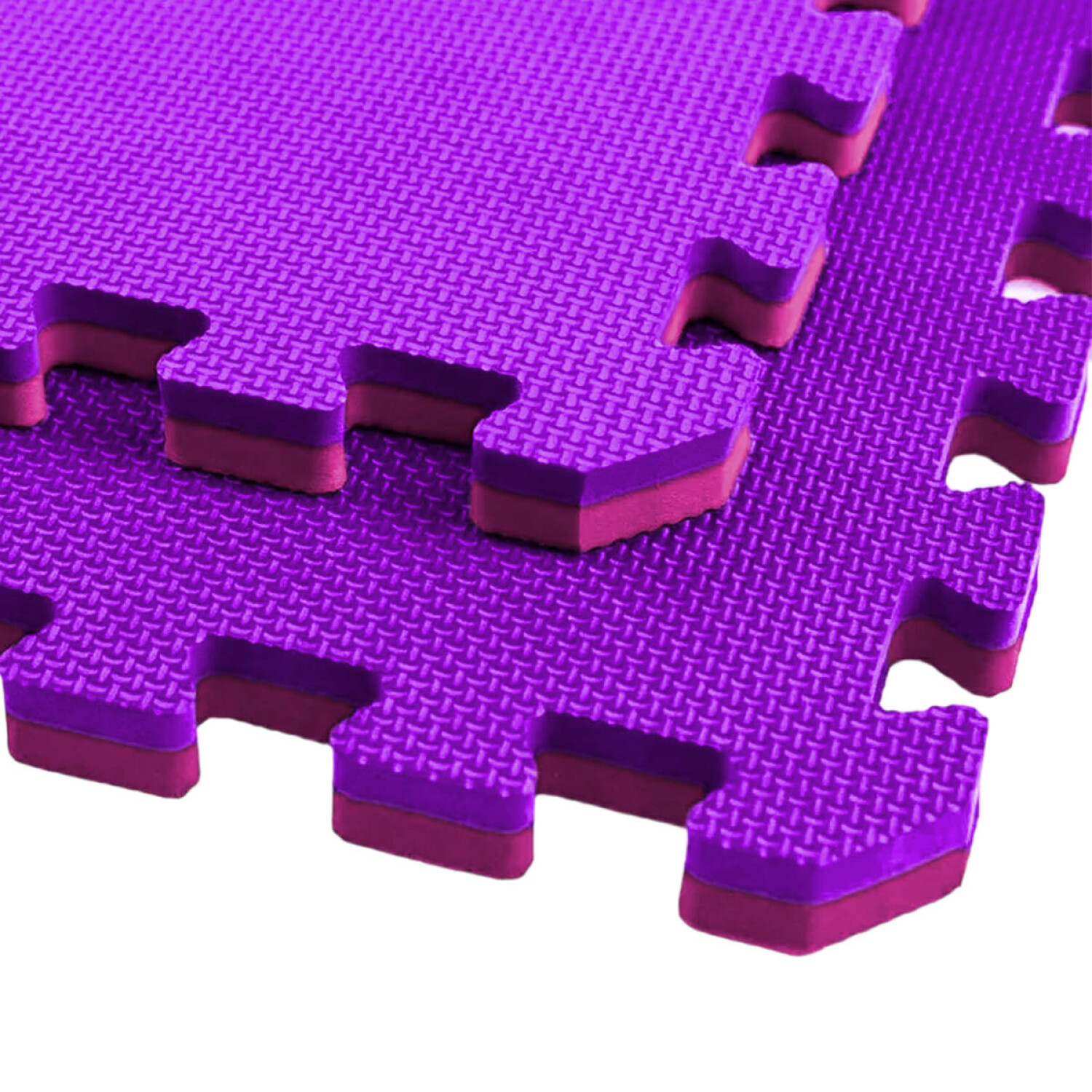 Piso Tatami Goma Eva Encastrable 1x1m 2cm - Violeta / Rosa — El Rey del entretenimiento