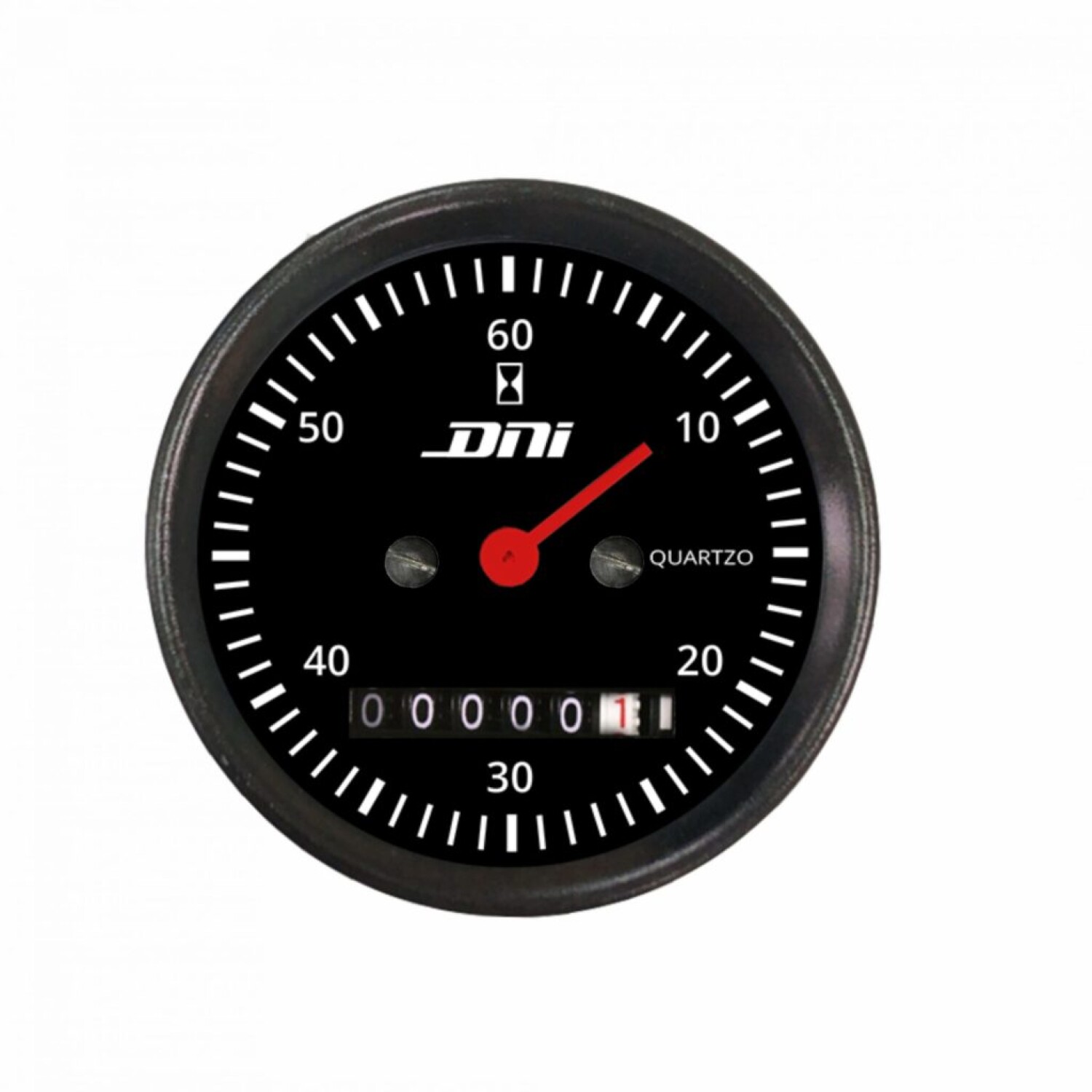 INSTRUMENTO RELOJ MEDIDOR - CUENTA HORAS NEGRO C/ILUMINACION 52MM 12 ...
