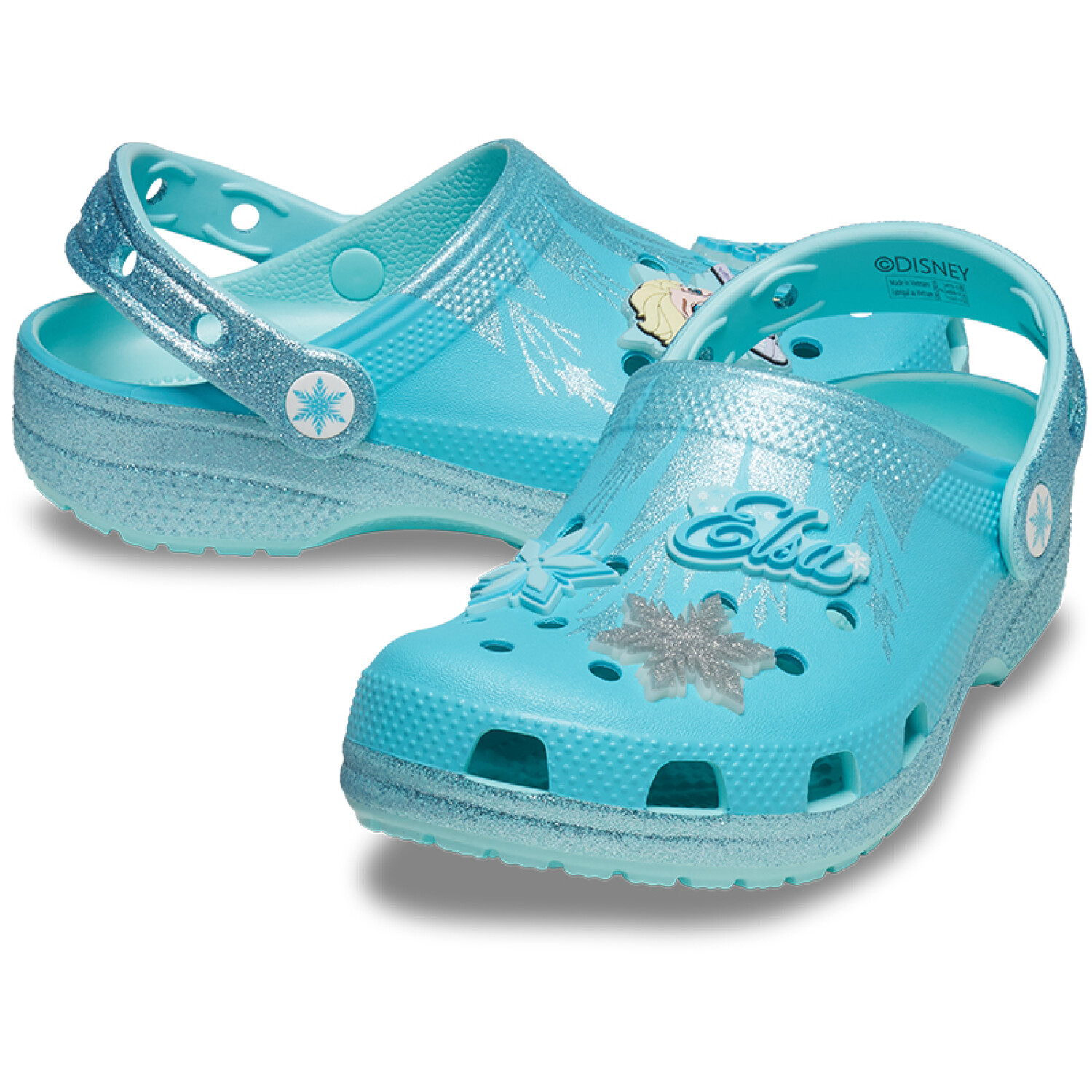 Crocs Classic Frozen Elsa - Azul — Crocs