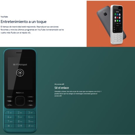 Celular Nokia 6300 4G con whatsapp — Market