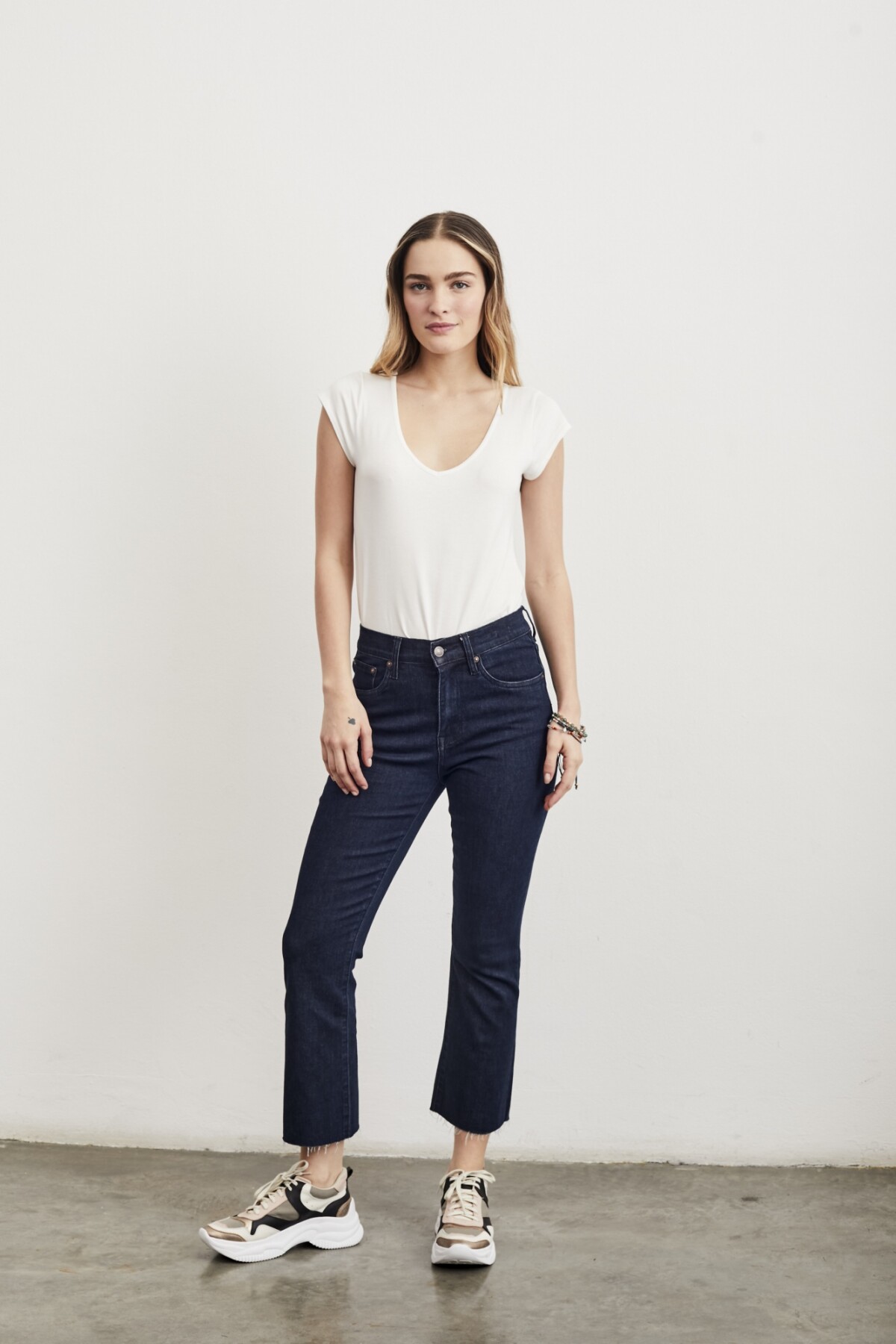 Crop Flare - Jean — Lemon