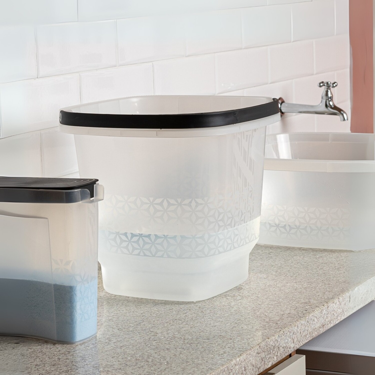 Balde 12L - TRANSPARENTE — Garage Impo