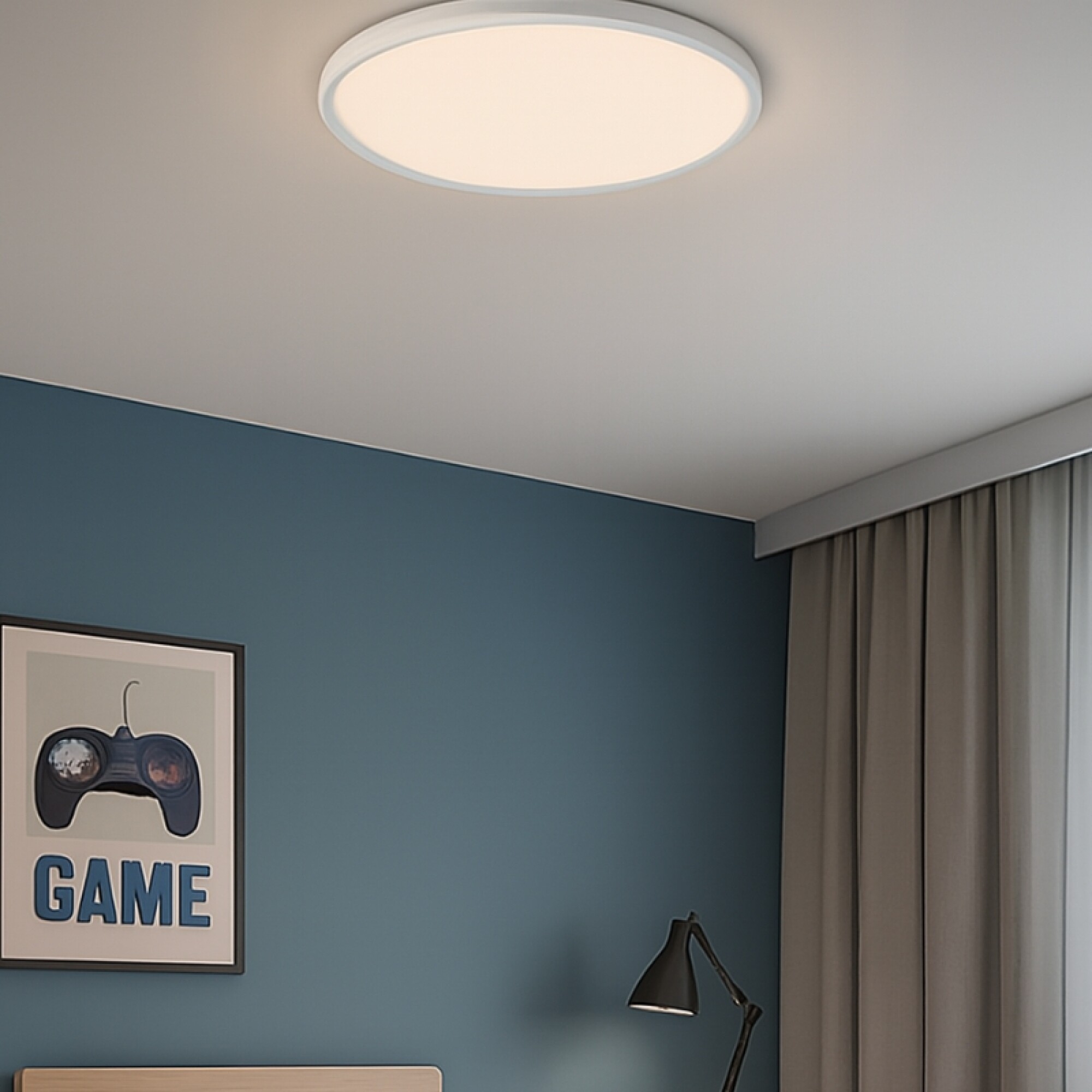 Plafón LED Grant Medium CCT Blanco — Serlux