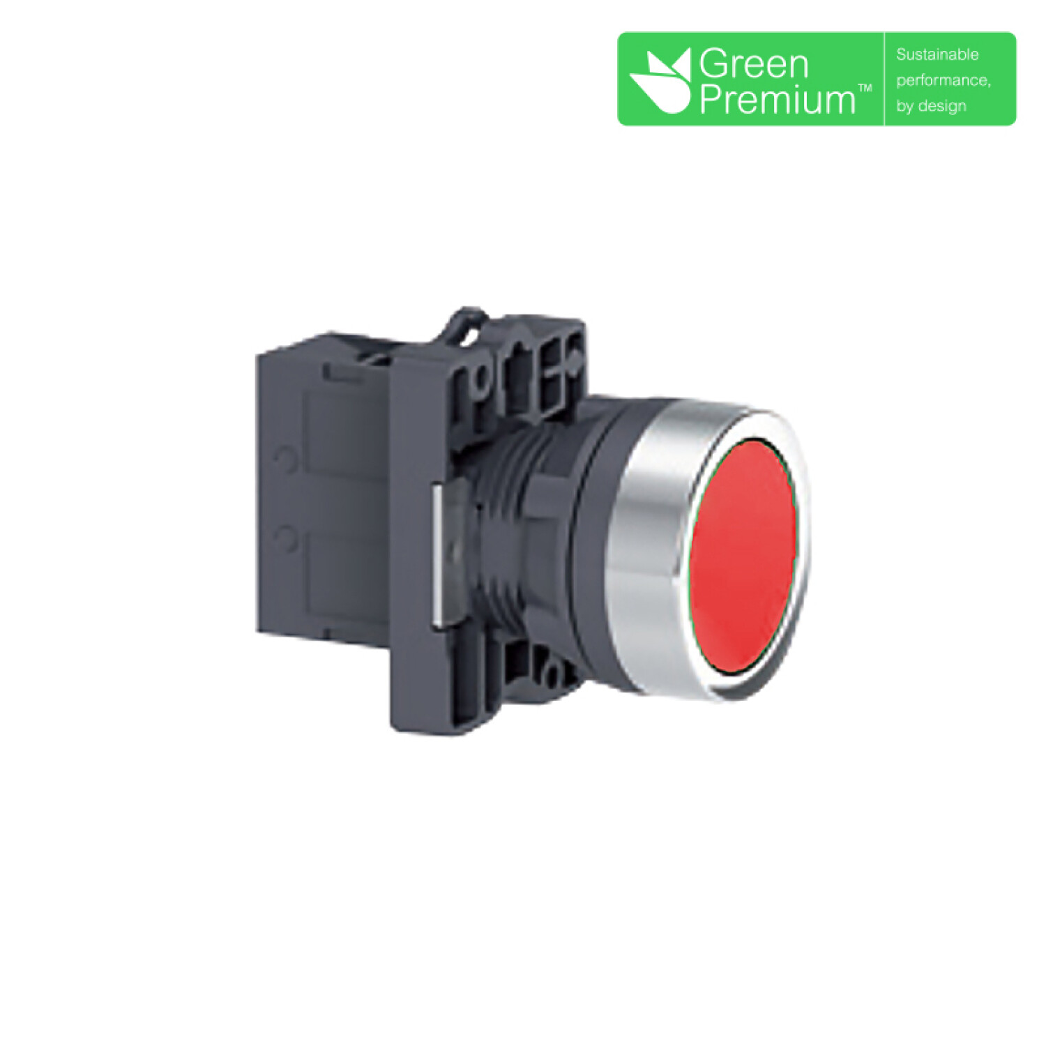 Pulsador rasante rojo 1NC ø22mm IP65 Easy - TL5002 — Fivisa