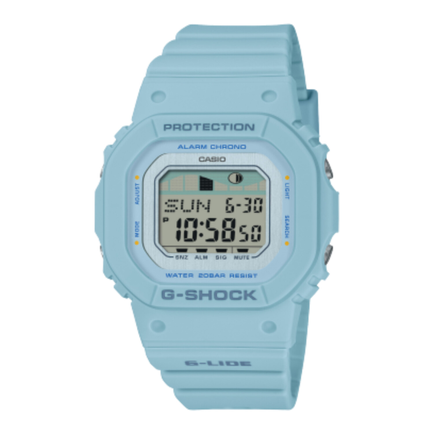 Reloj CASIO G-SHOCK GLXS5600-2DR Resina Celeste Esfera 40mm — WatchMe
