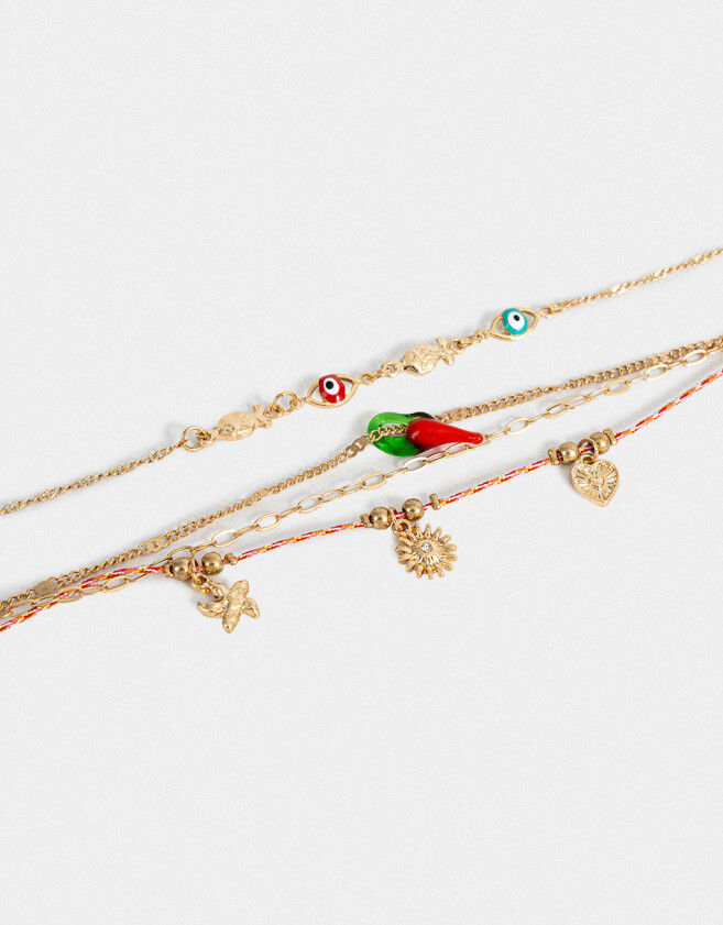 Sets De Pulseras Con Frutas — Todomoda