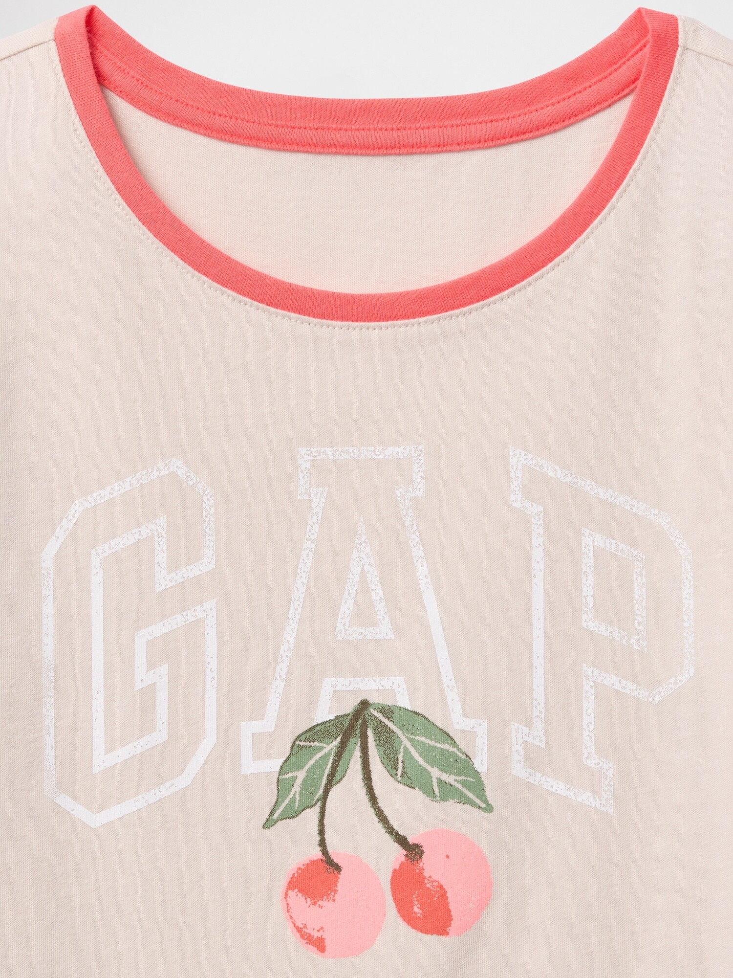 Remera Logo Gap Niña - Oyster 083 — GAP Uruguay