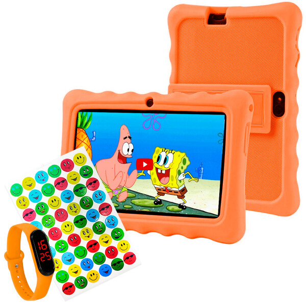 Tablet Intouch 7'' Kid's Story Q22 - NARANJA — Dimm