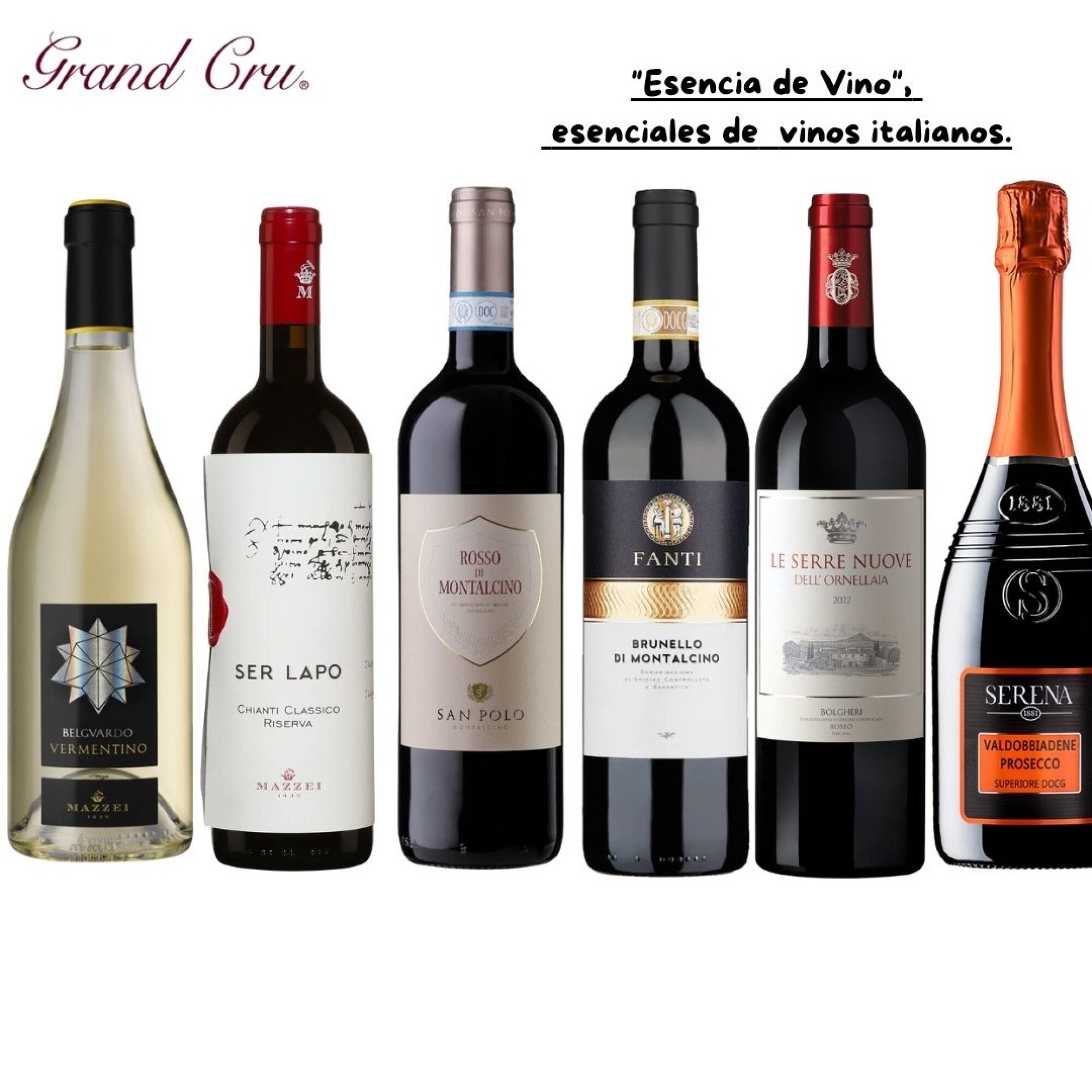 "Esencia de Vino" esenciales de vinos italianos. — Grand Cru