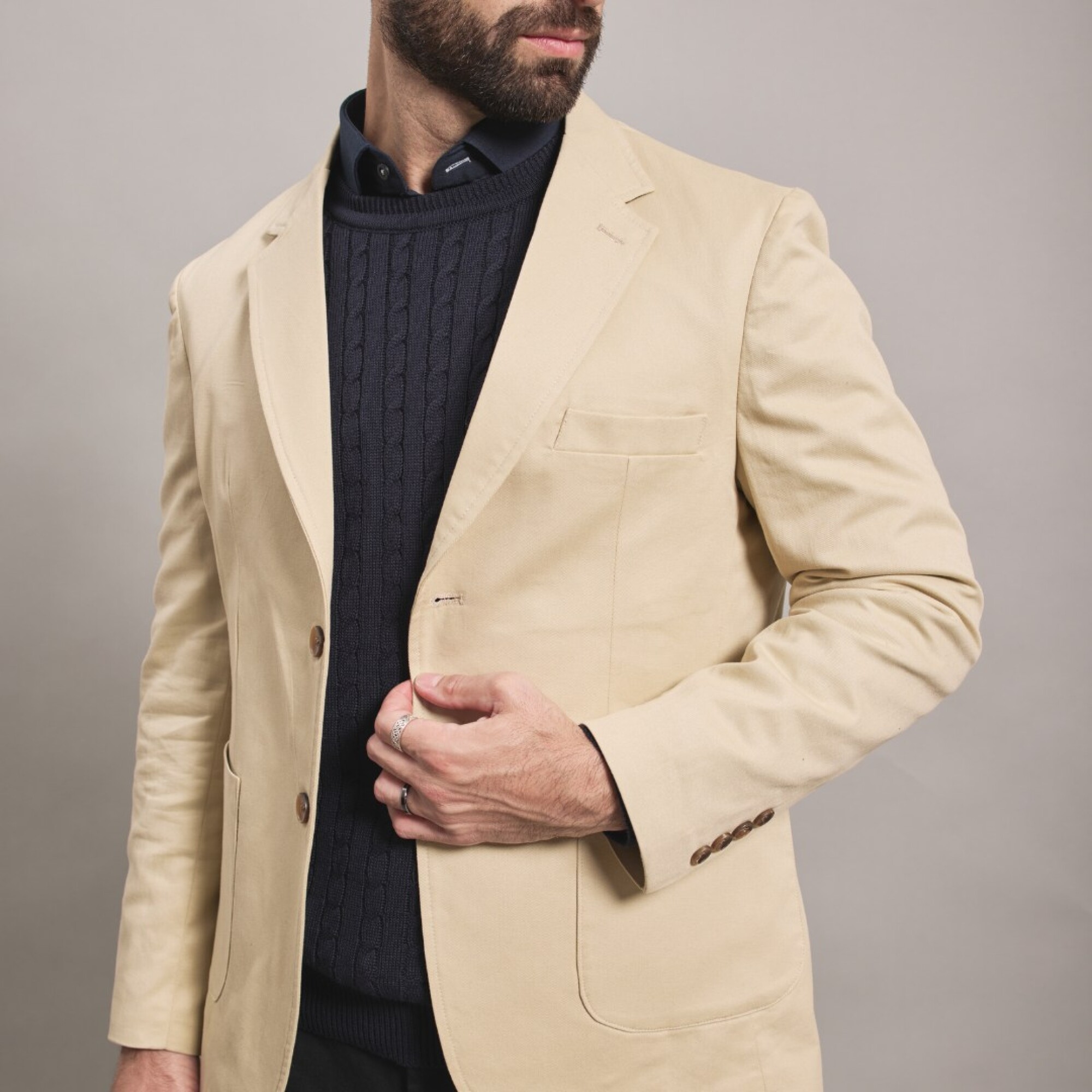 SACO GABARDINA - ARENA — Ganbaru