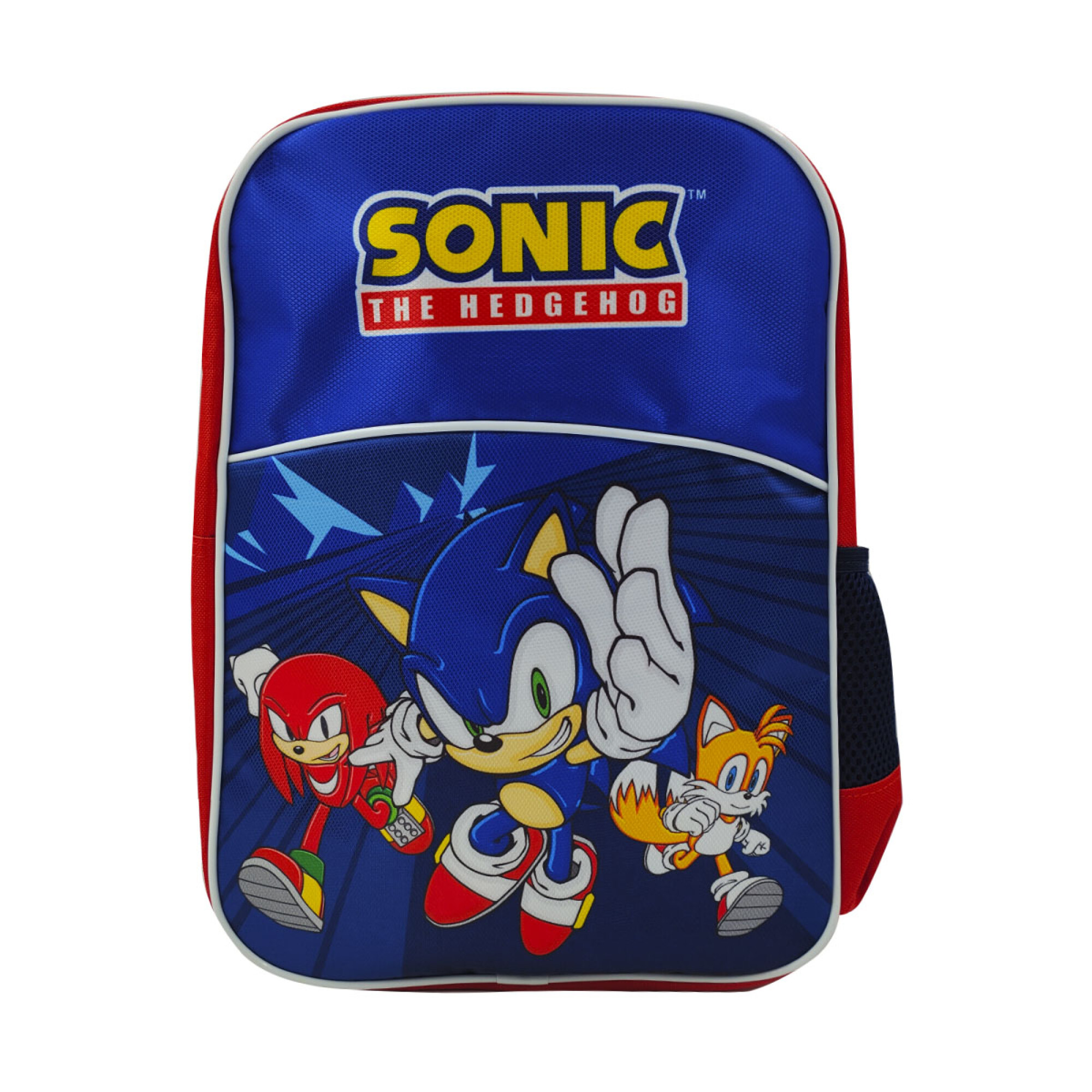 Mochila infantil Sonic Tafeta Chica 35 x 26 cm - AZUL — Cartoons