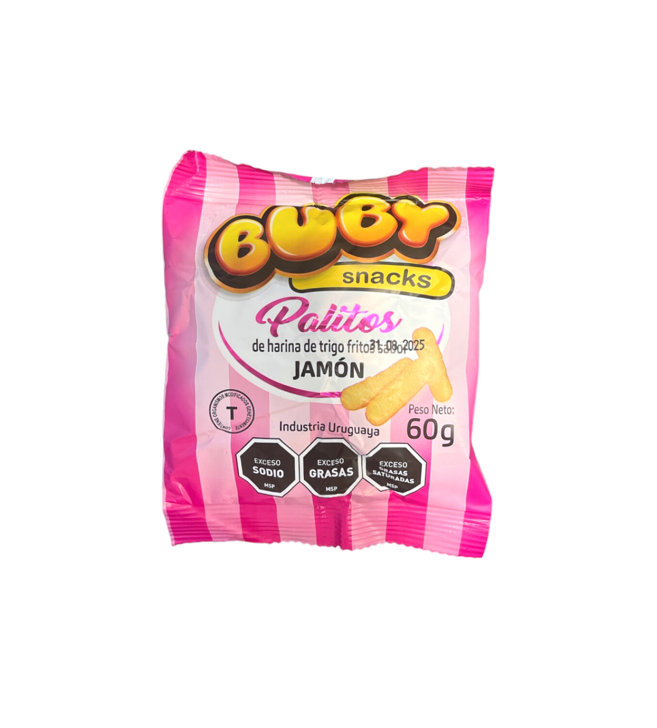 Palitos Salados Buby Nikitos 60 grs - Jamón — Ardo Mayorista