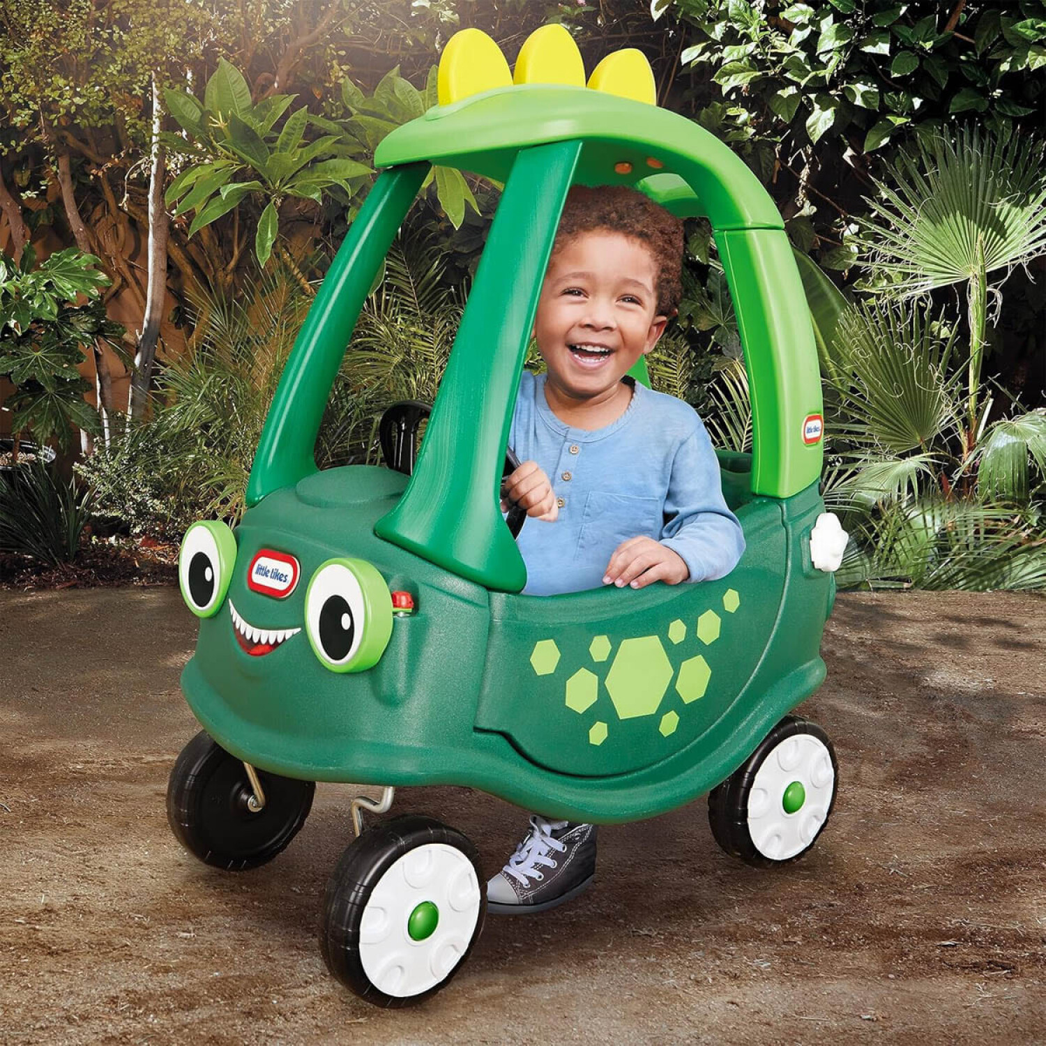 Auto Little Tikes Cozy Coupe Dinosaurio T-Rex N1 Usa - Verde — El Rey ...