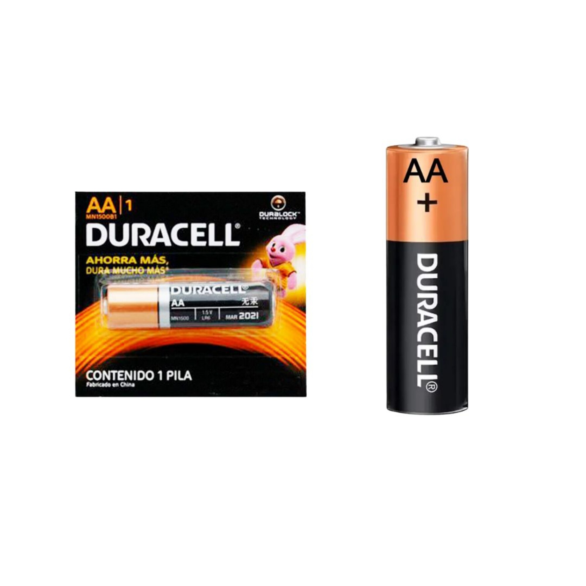 PILA DURACELL AA X UNIDAD — Droguería Paysandú