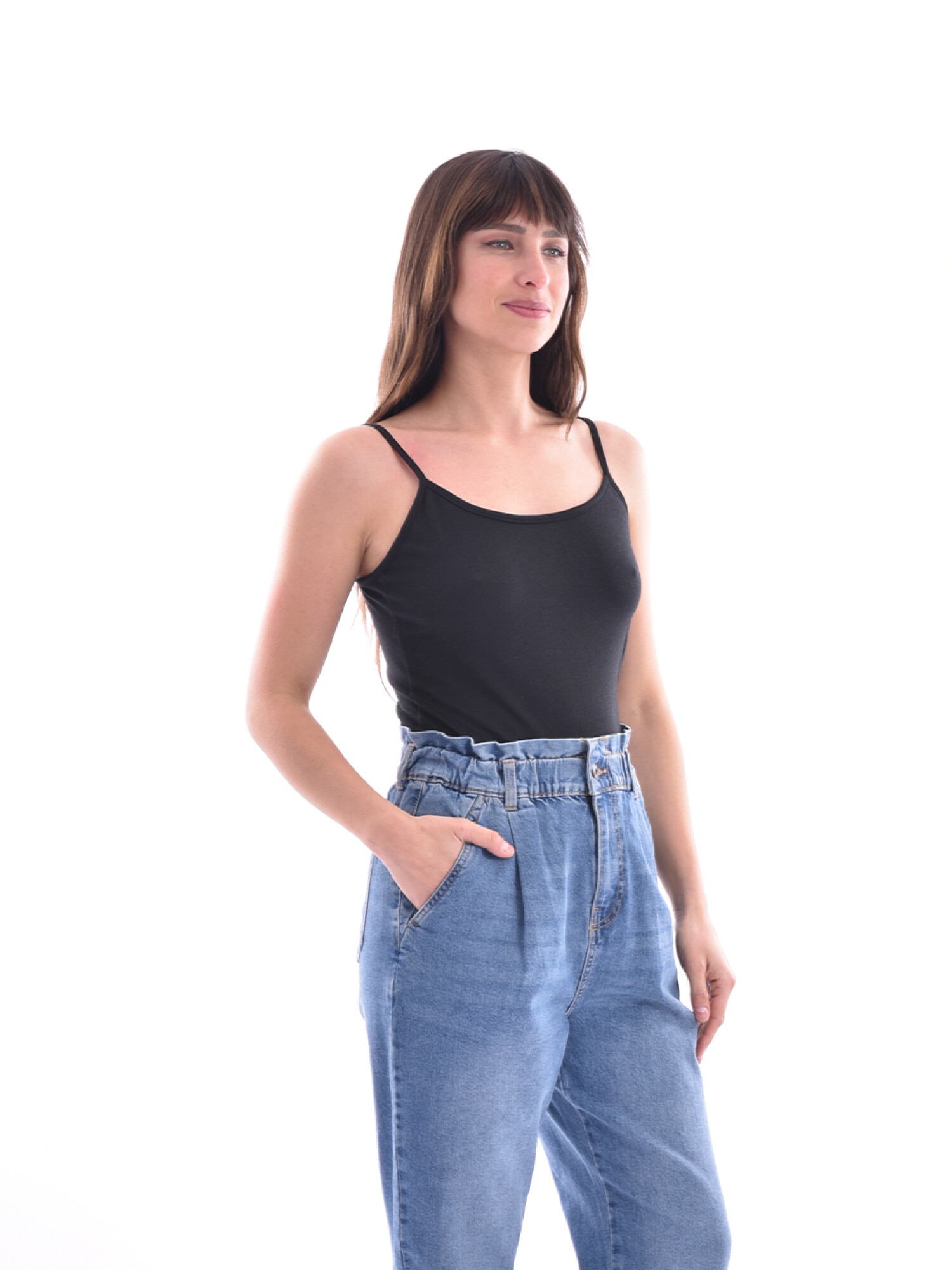 MUSCULOSA BASIC - NEGRO — Guapa - Paprika