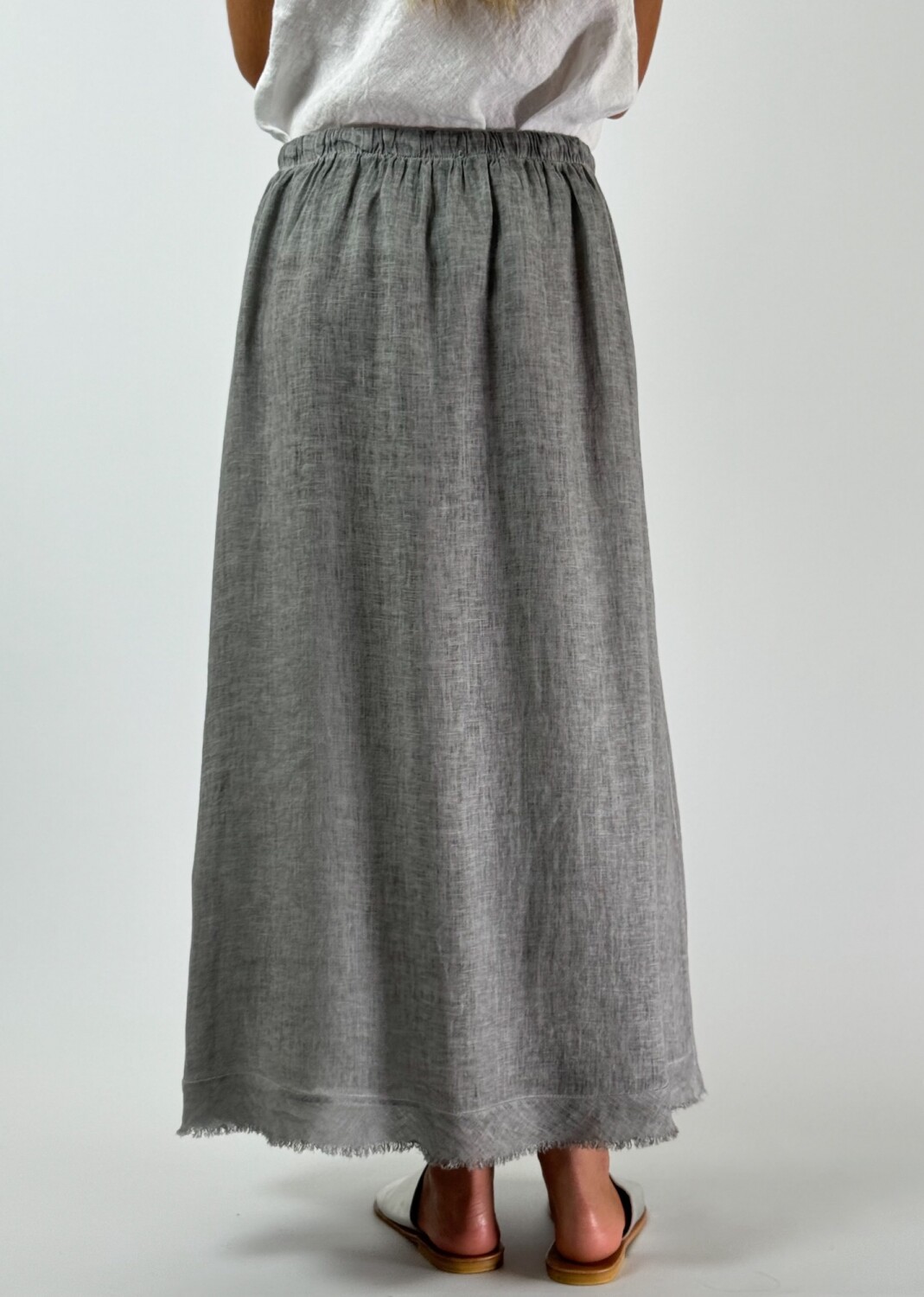 POLLERA AMAPOLA - GRIS — Panthai