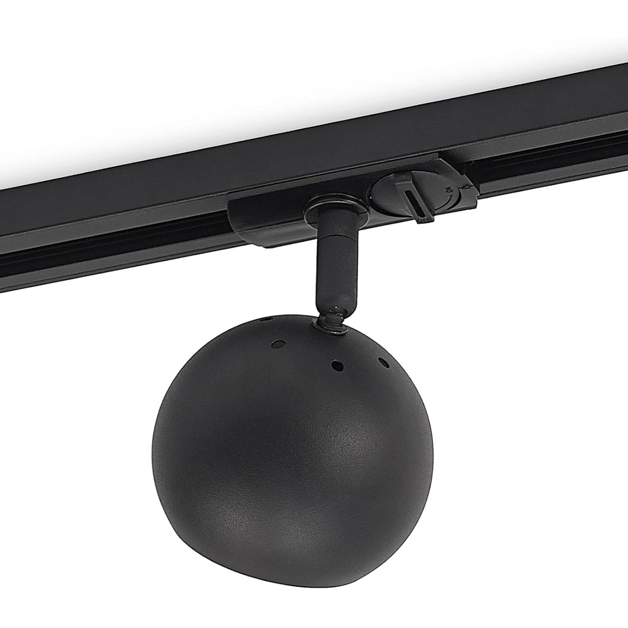 Luminaria Spot Para Riel San Nicolas Negra — Serlux