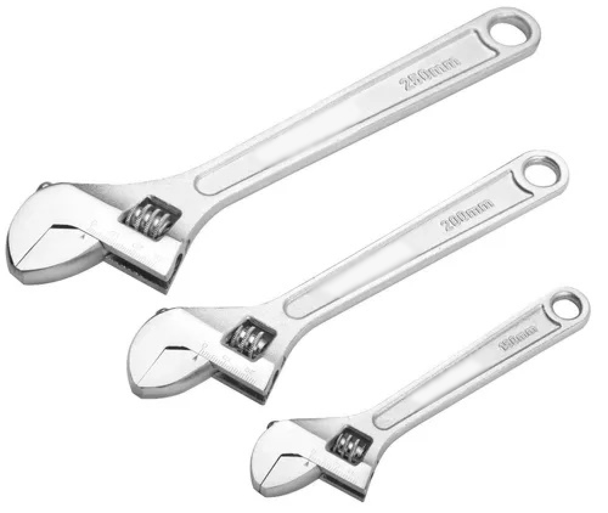 TOLSEN JUEGO LLAVE FRANCESA 3 PZAS 6-8-10 PULGADAS — CCN