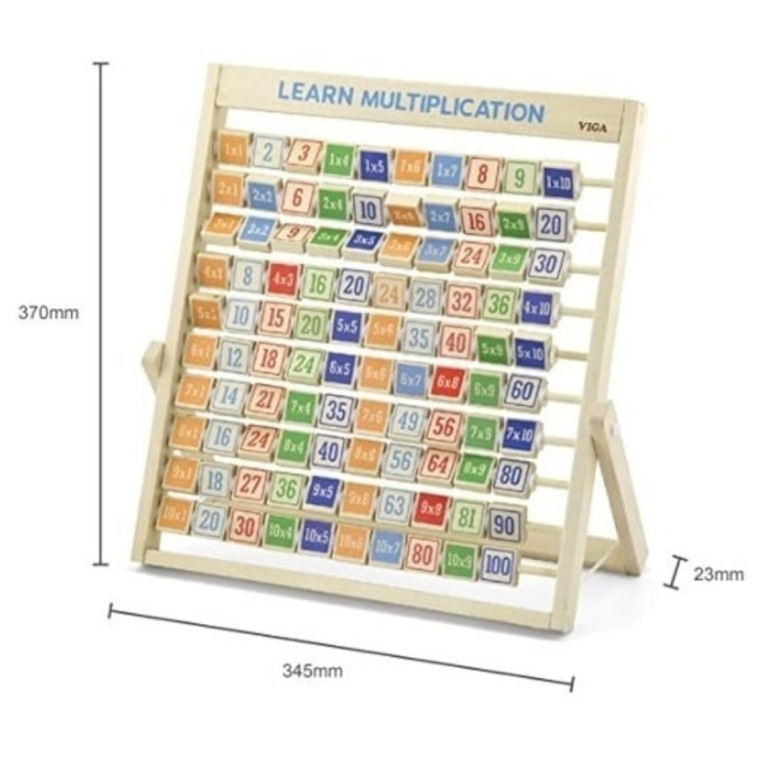 Tabla Multiplicar Madera Viga — AdelEste