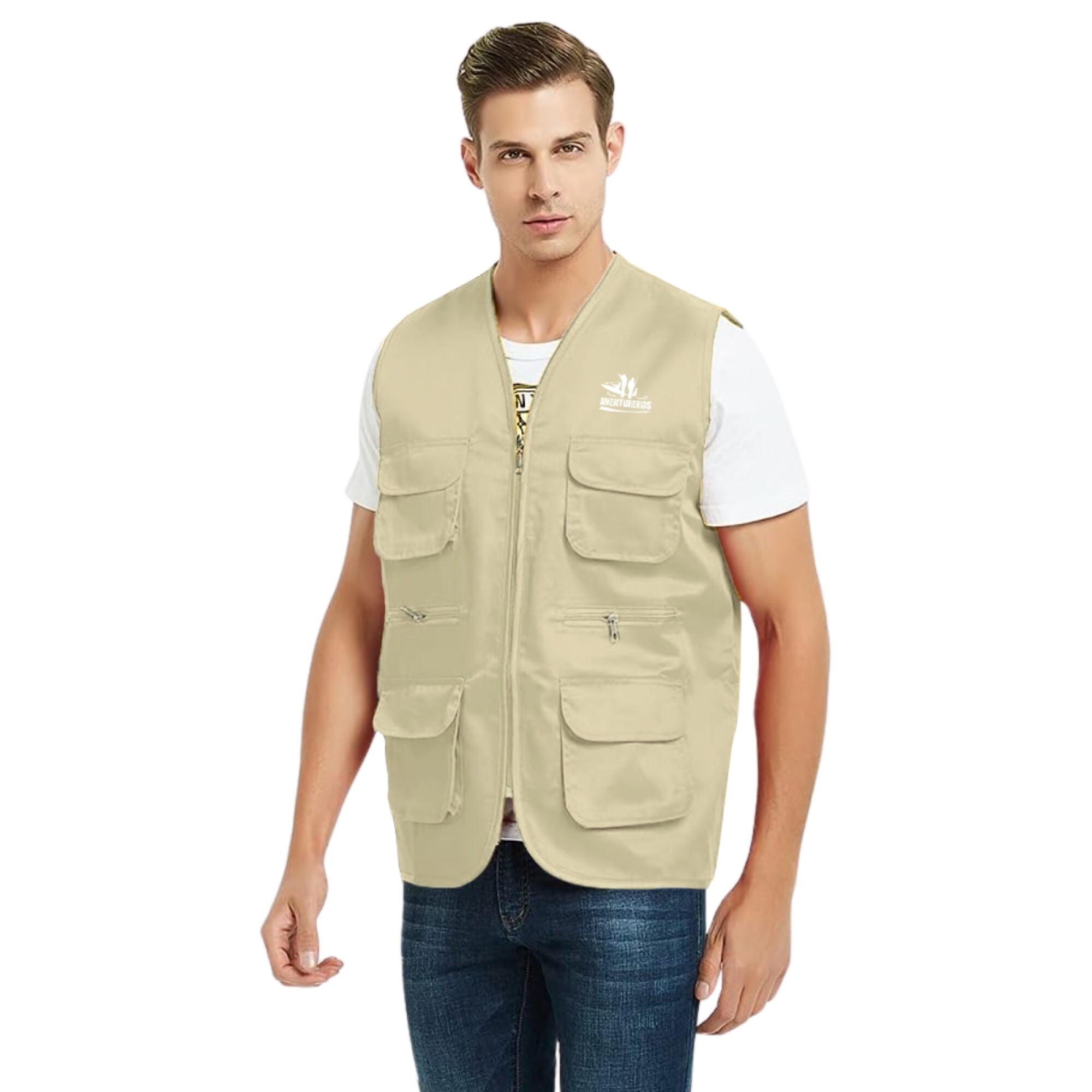 Chaleco multibolsillos Aventureros - Beige — Aventureros