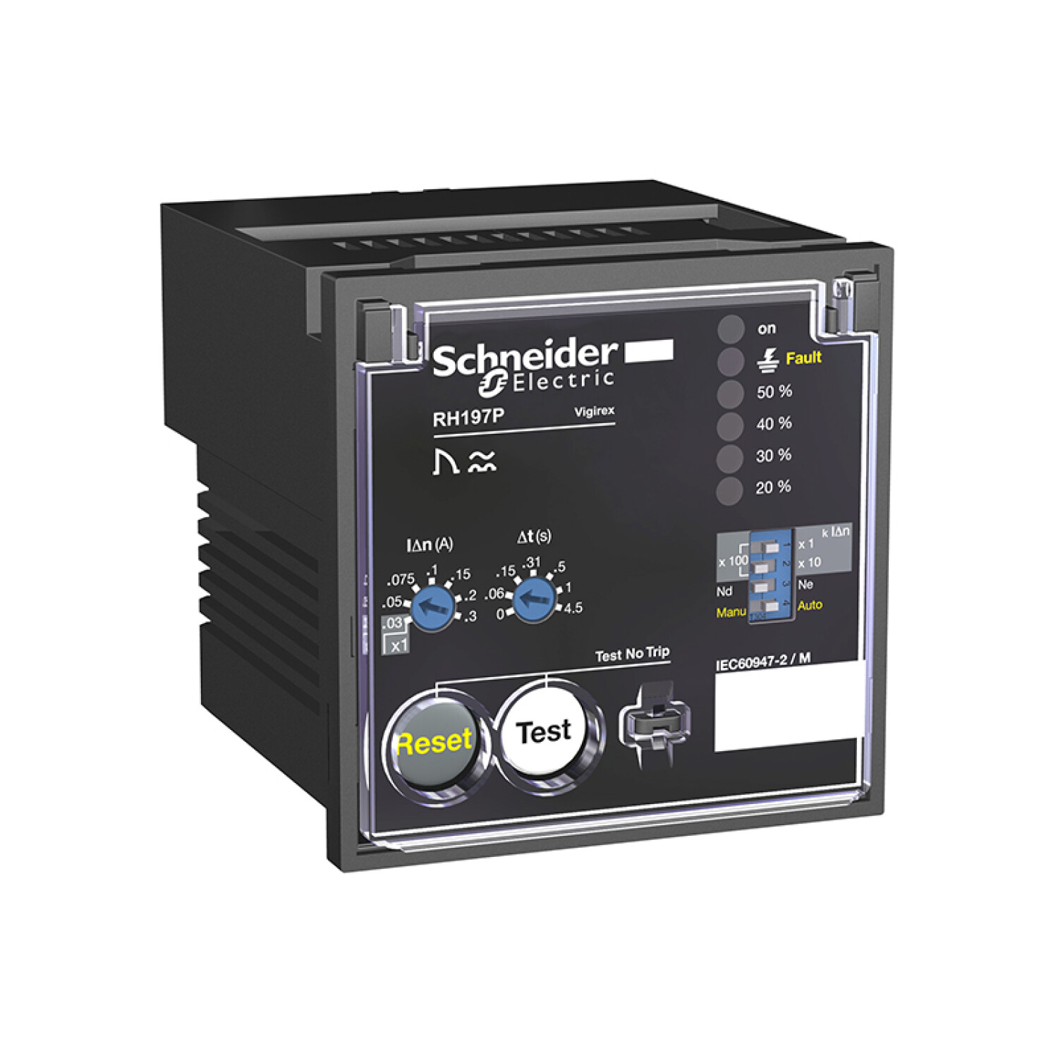 Relé dif. panel Vigirex RH197P ajustable 230V - MG5511 — Fivisa