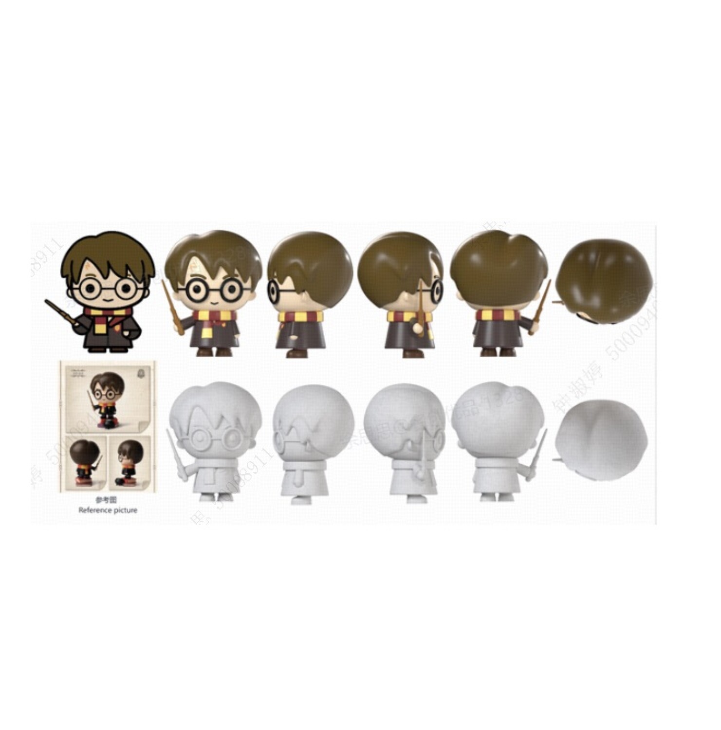 Figura para colorear HP - Harry — Miniso Uruguay