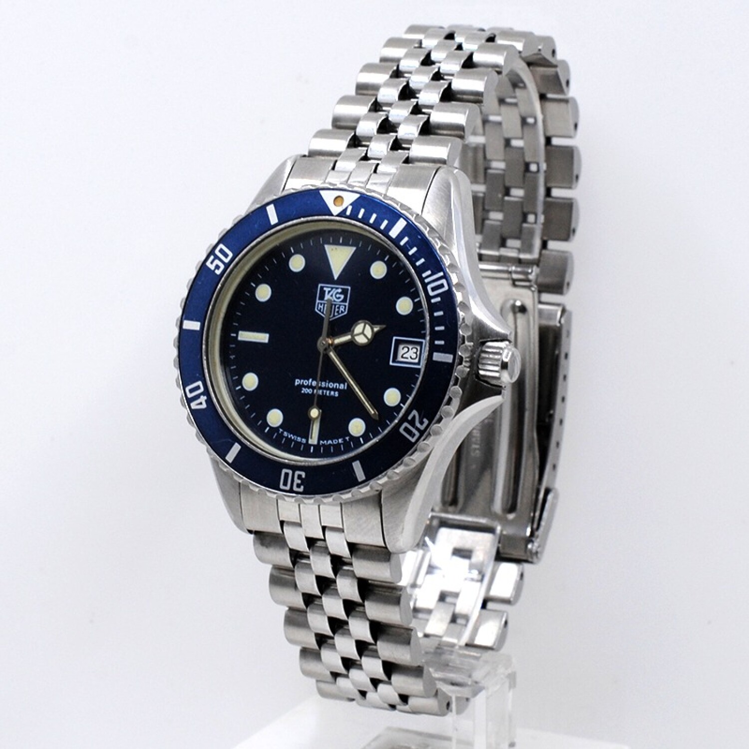 Tag Heuer Professional 200 metros. Quartz. 38 mm año 1980´S — Facello ...