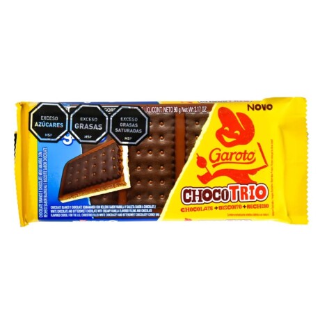 Choco Trio Garoto 90g Negresco — El Clon