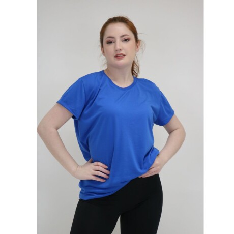 Camiseta Gildan Deportiva Femenino - Azul francia — TextilShop