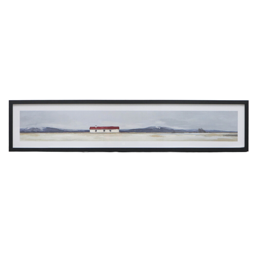 Cuadro House I, 25x125 Celeste Papel F1a254239 — Divino
