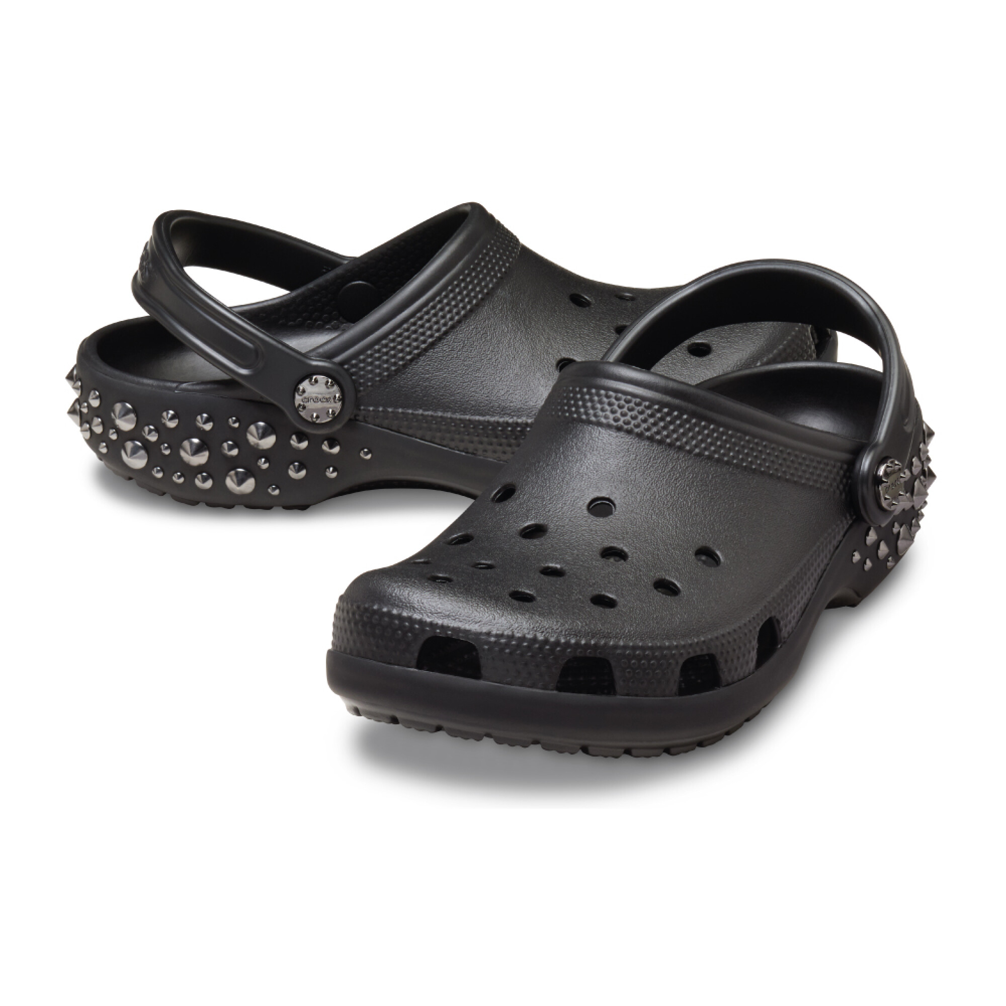 Crocs Classic Studded Clog - Unisex Black — Crocs